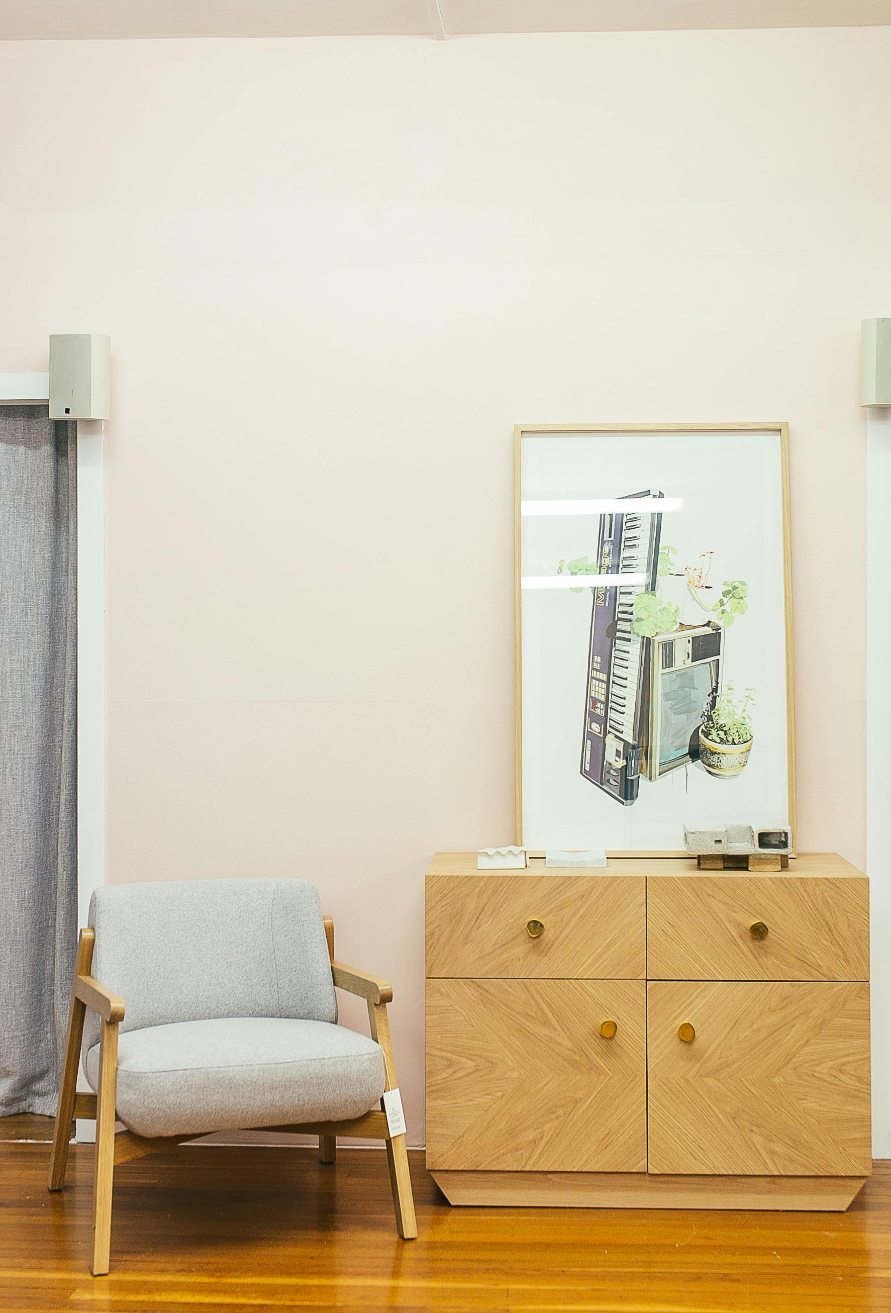 White Photo Frame Beside Wall · Free Stock Photo