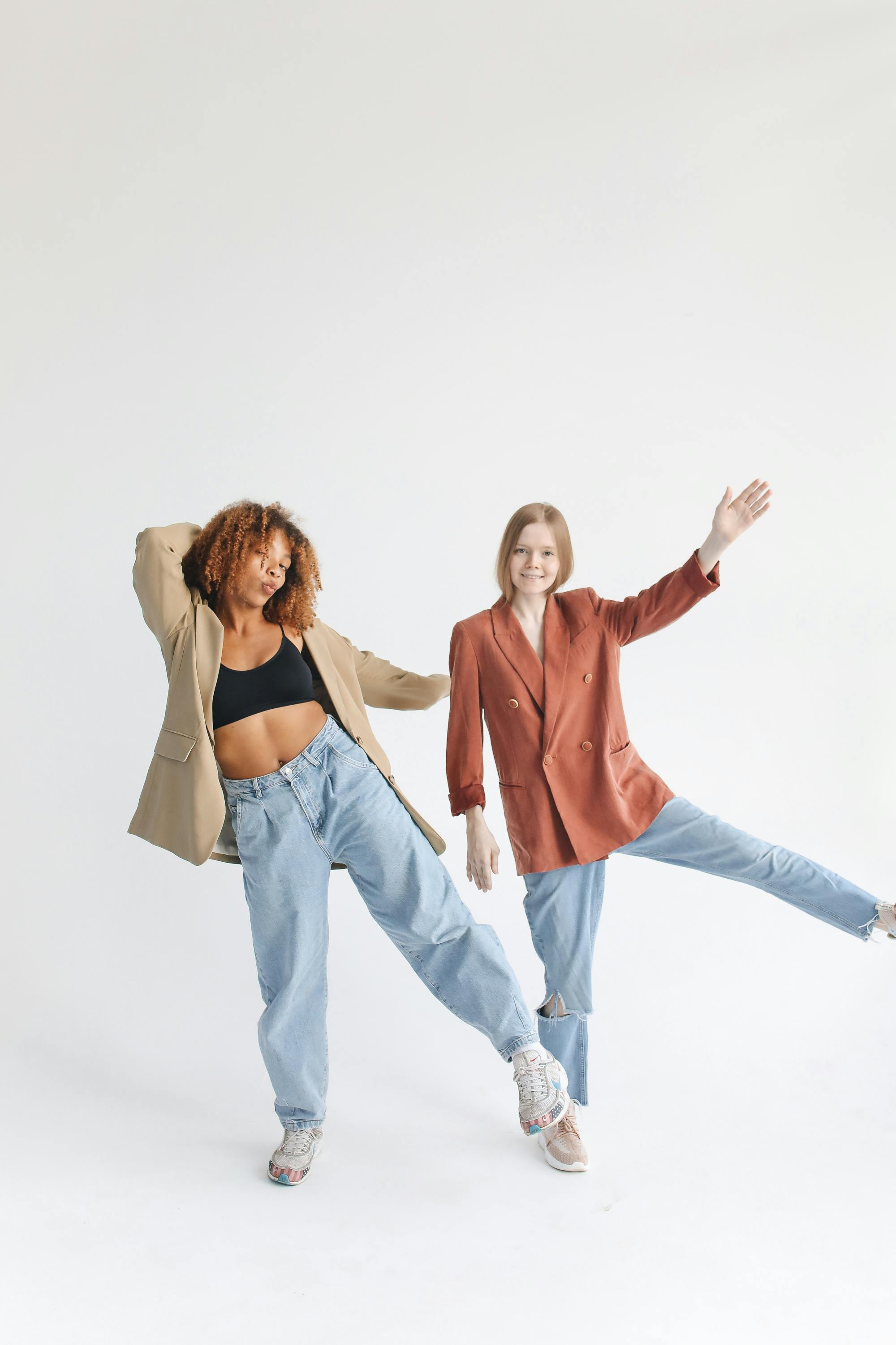 Woman in Bra and Jeans · Free Stock Photo