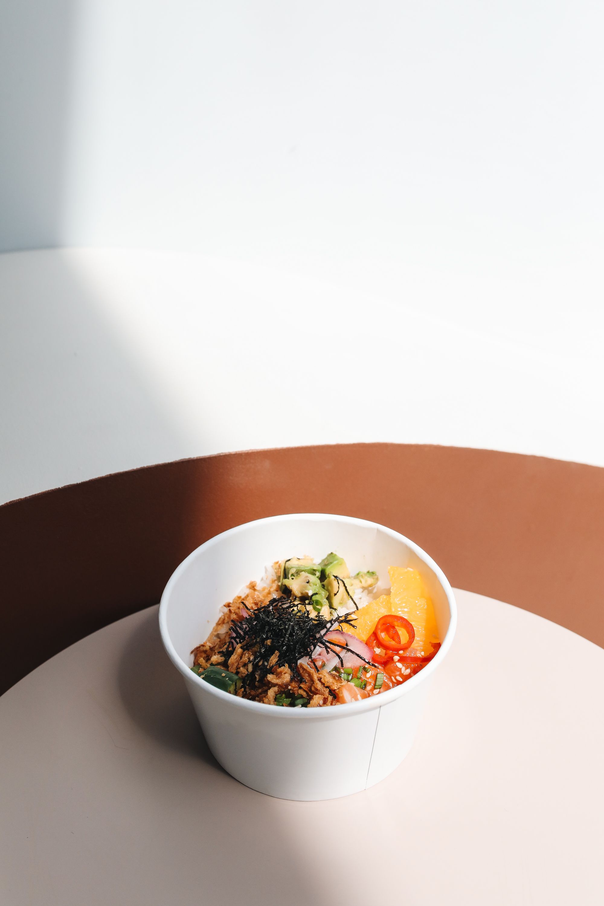 Poke Bowl with Avocado Slices and Nuts · Free Stock Photo