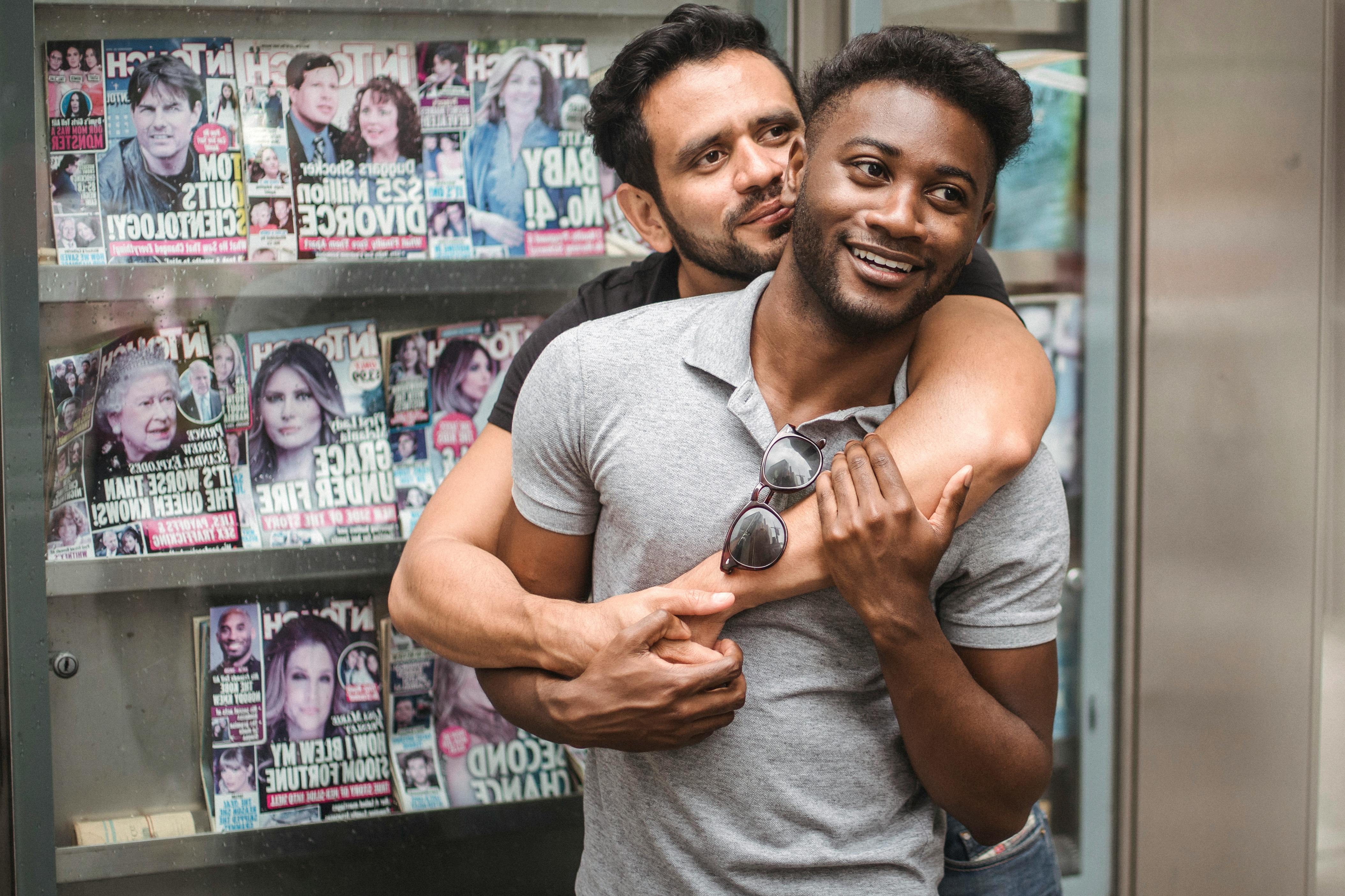 A Man Hugging His Partner From the Back · Free Stock Photo