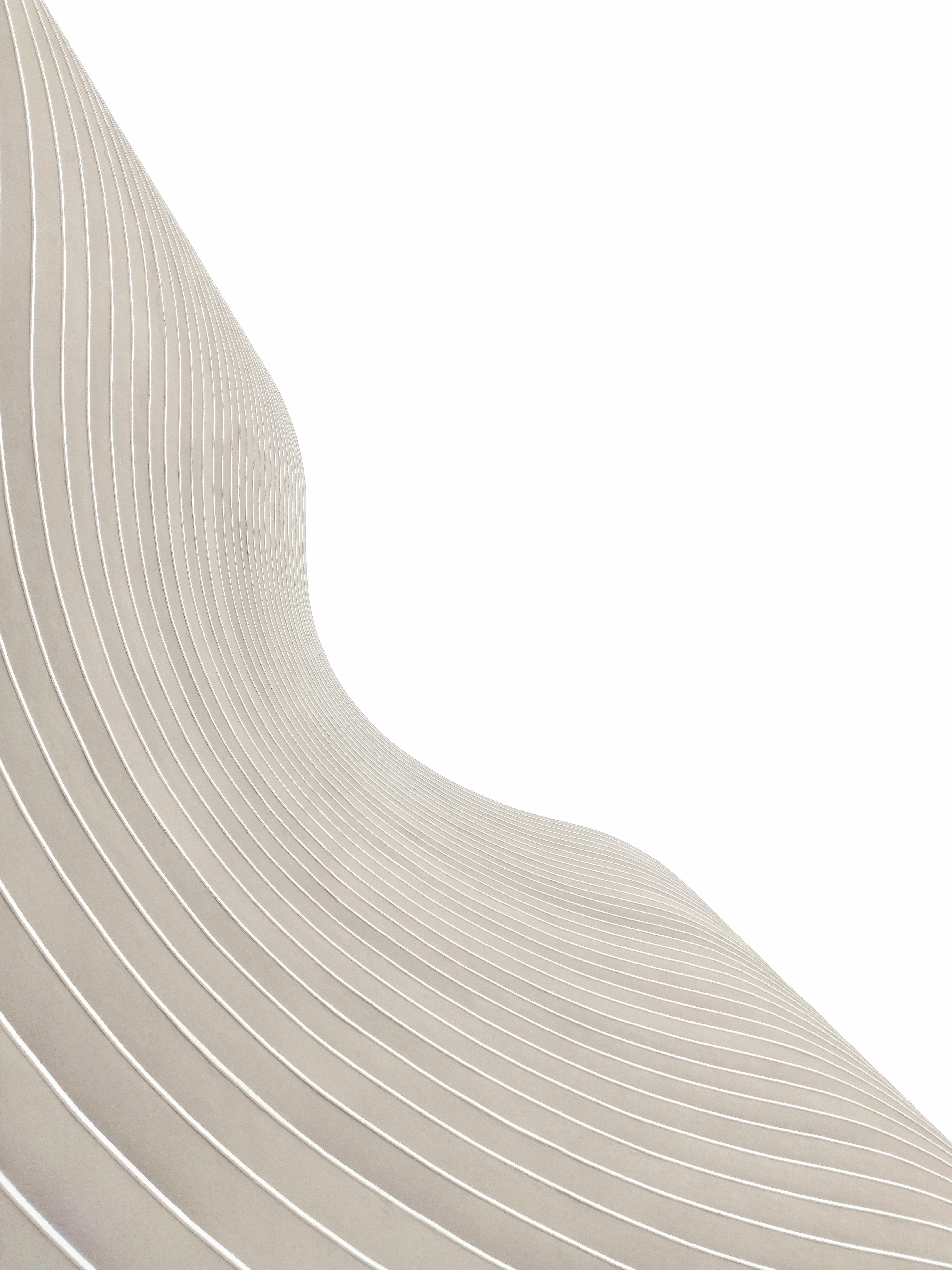 Modern white curvy building in sunny weather · Free Stock Photo