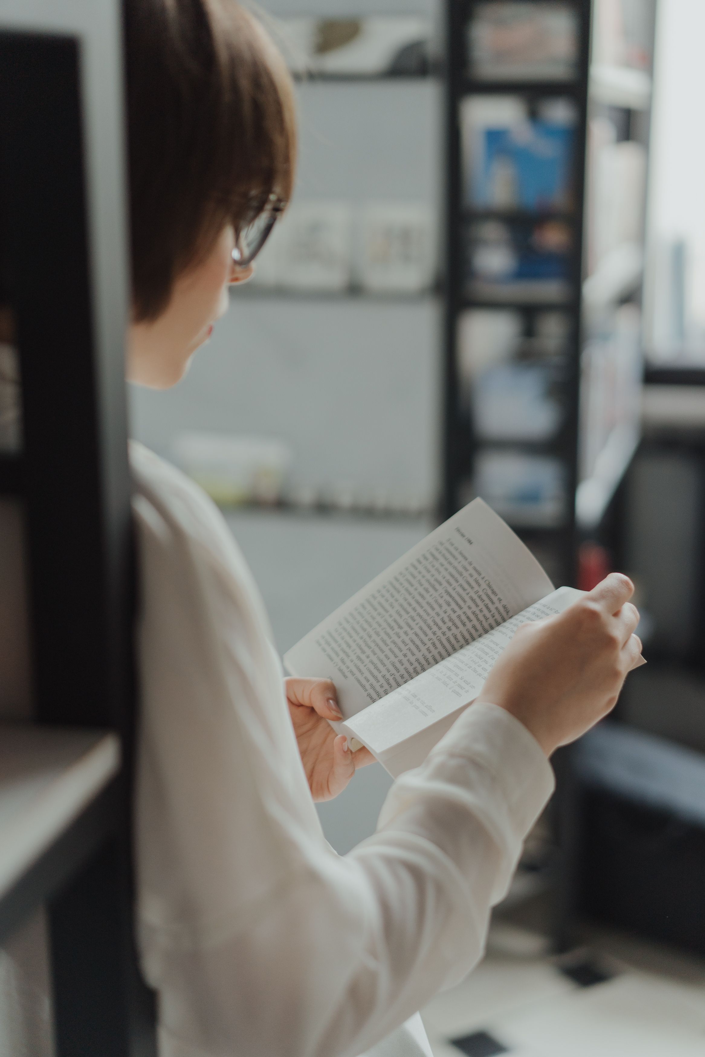 Woman in White Collared Shirt Looking at Laptop Computer · Free Stock Photo