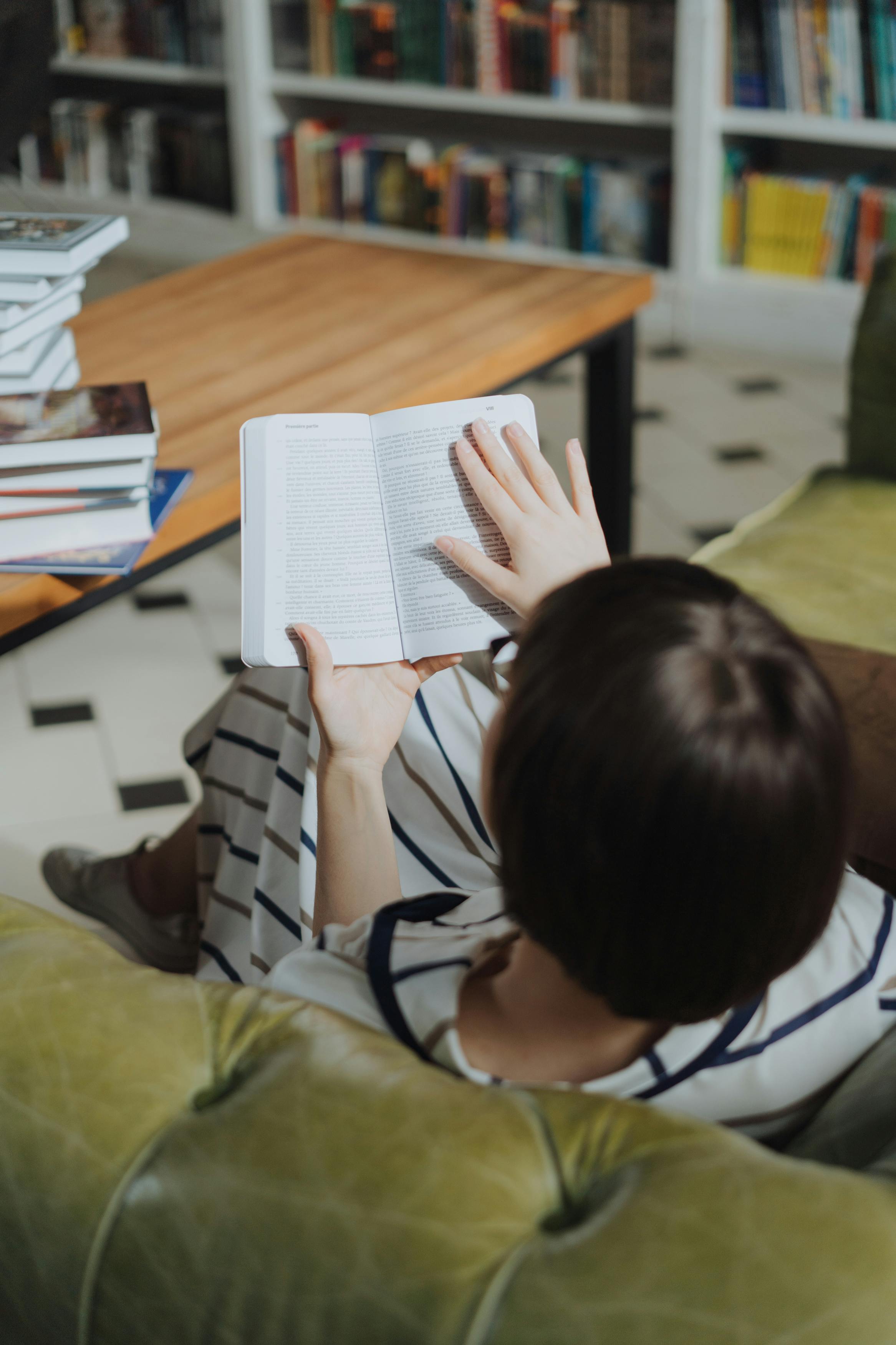People Reading Books In Library · Free Stock Photo
