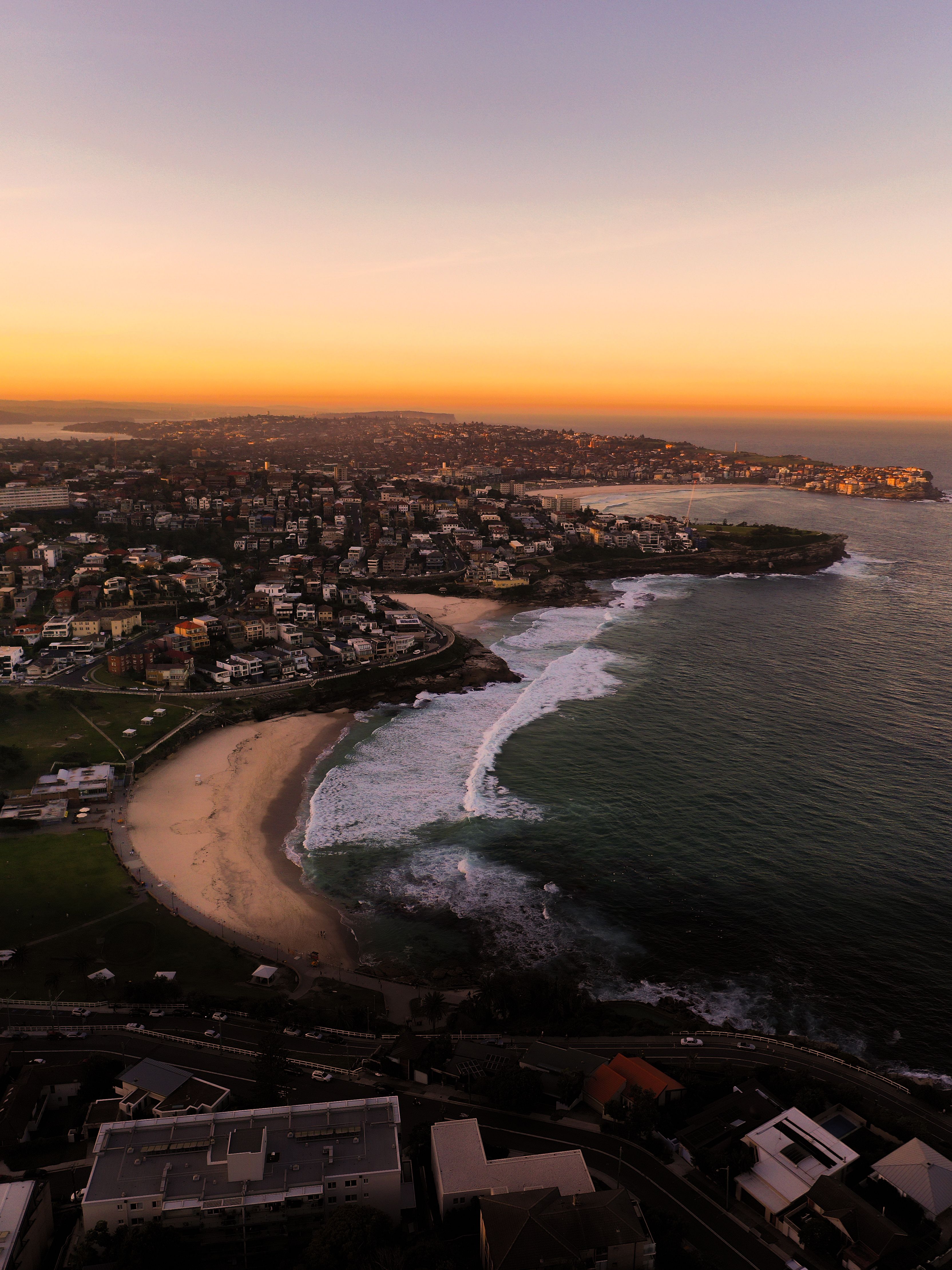 Aerial View of the Bronte Shoreline in Australia · Free Stock Photo