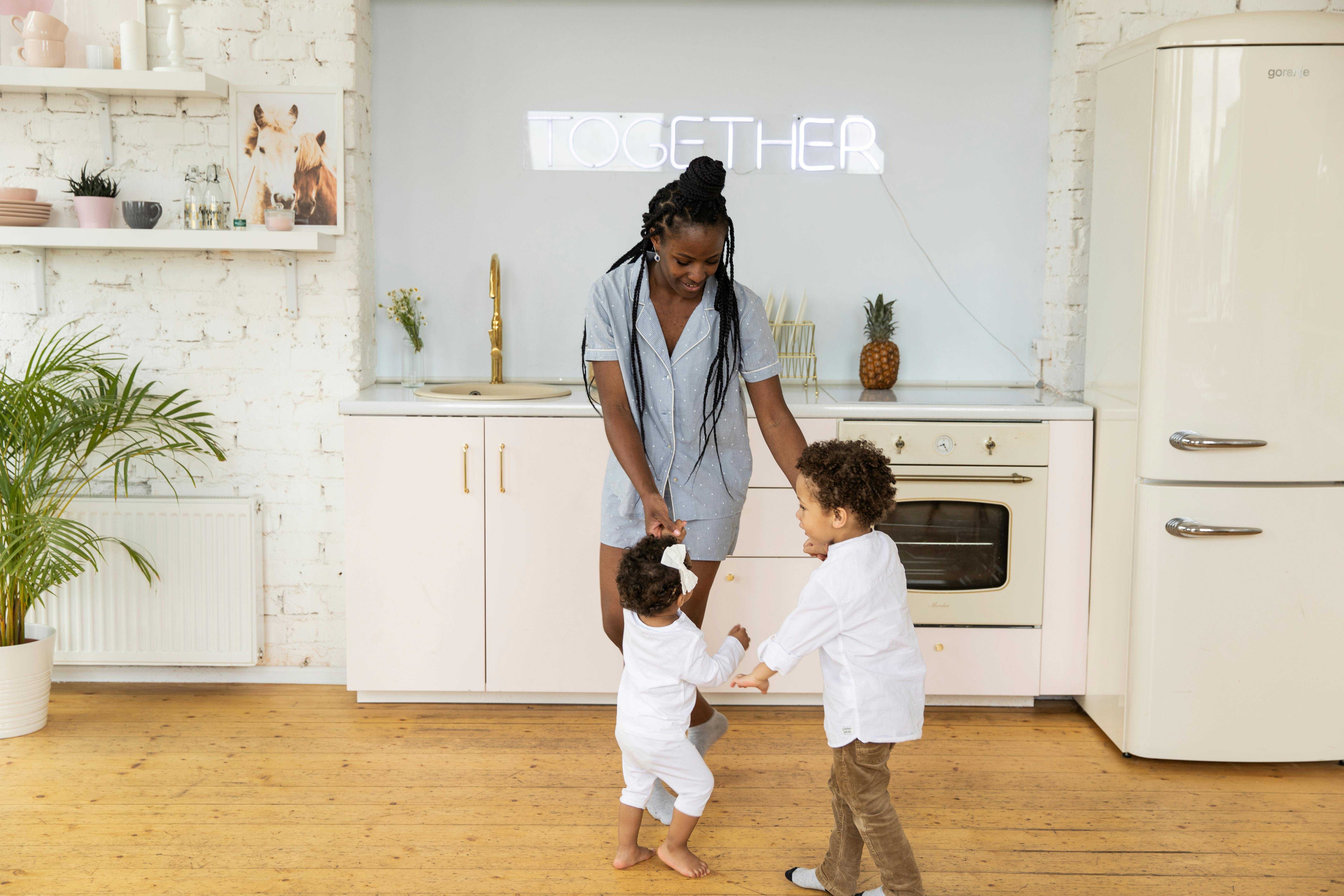 A Mother Spending Time with her Children · Free Stock Photo