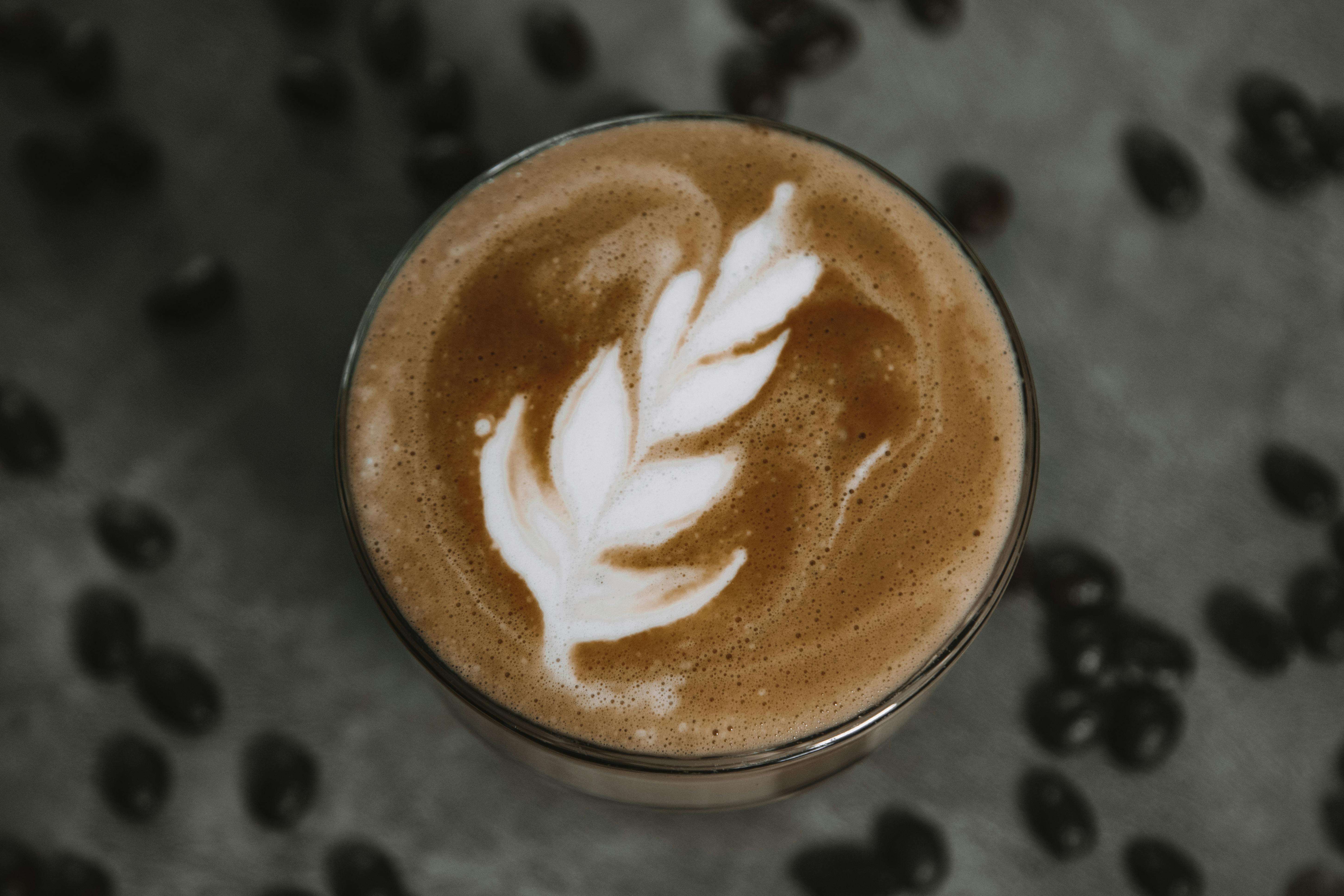 Close-up Photo of a Latte Art · Free Stock Photo
