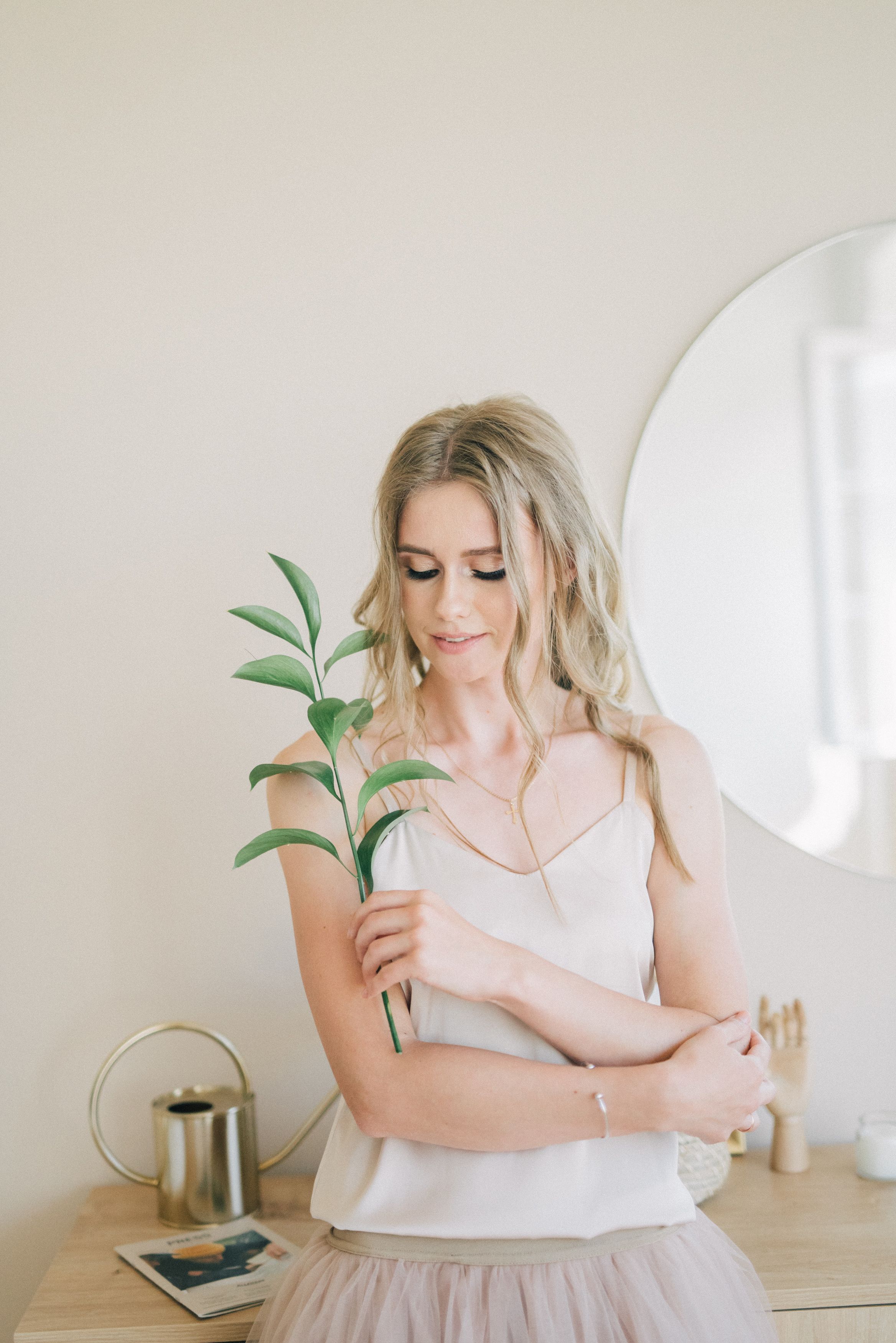 Woman In White Spaghetti Strap Top · Free Stock Photo