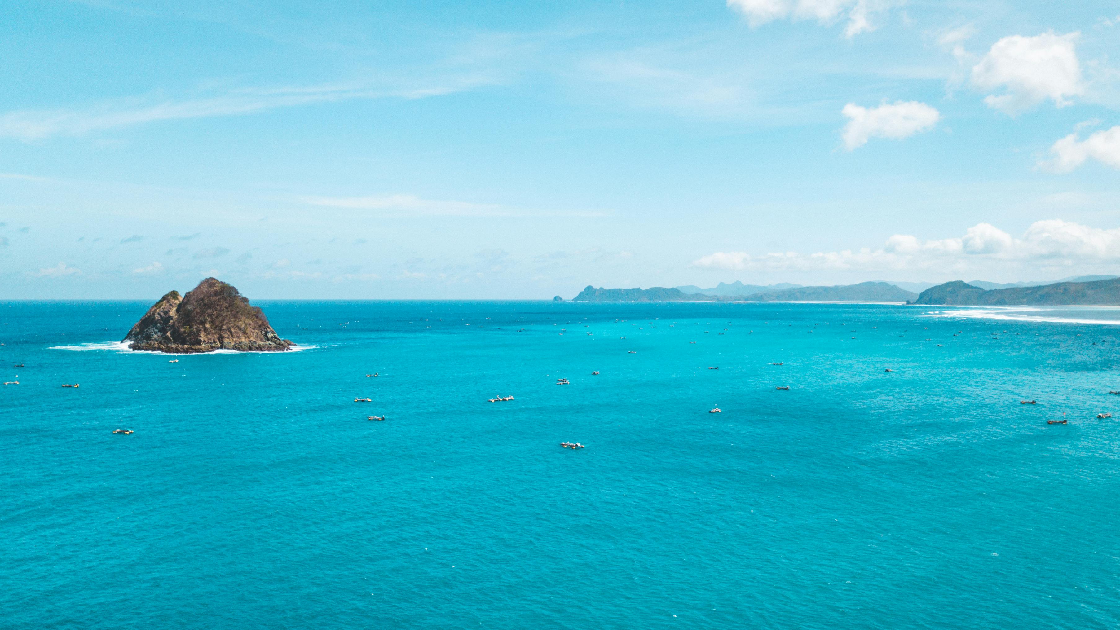 Aerial View of Blue Sea · Free Stock Photo