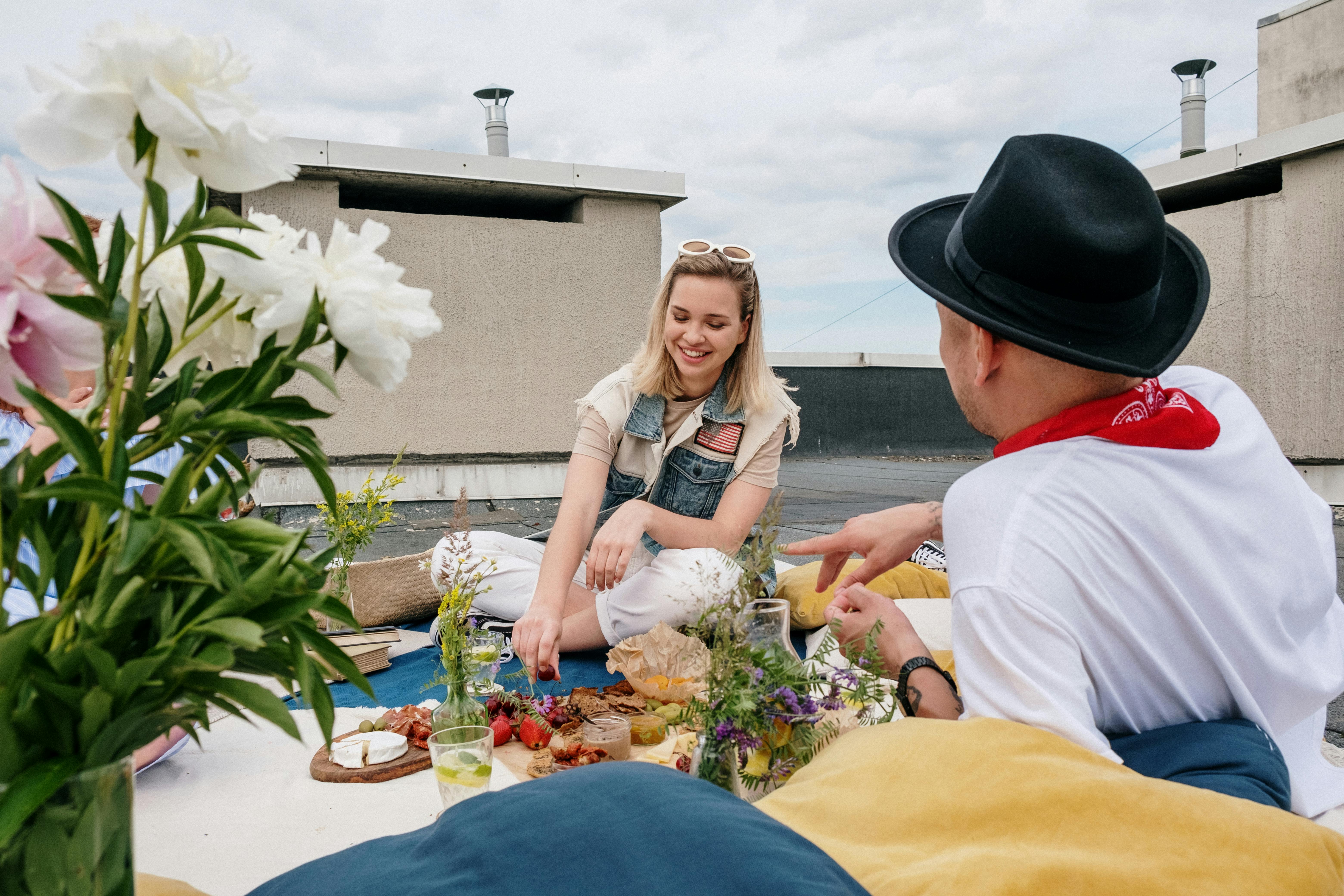 People At A Rooftop · Free Stock Photo
