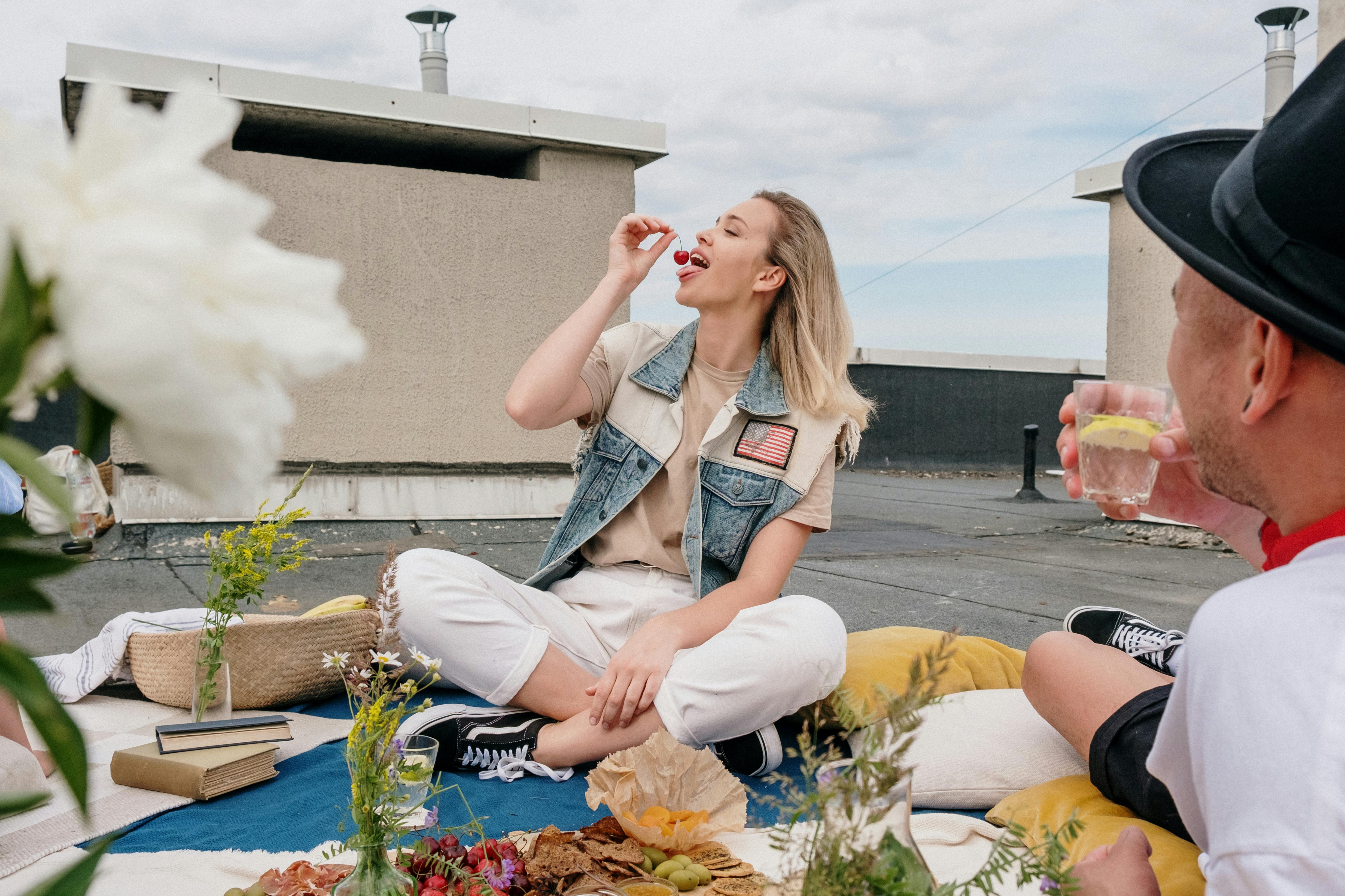 People At A Rooftop · Free Stock Photo