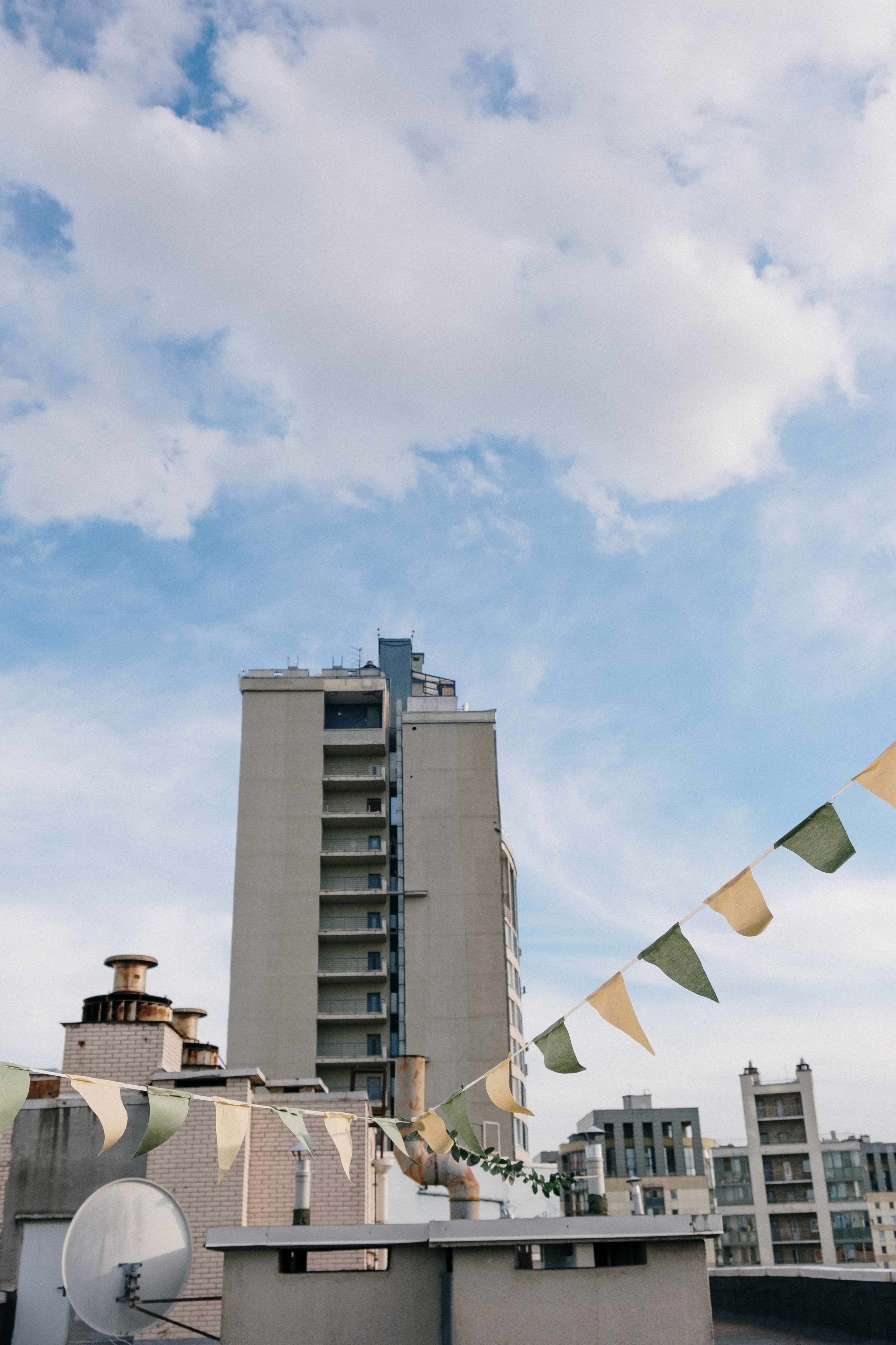 Pastel Colored Pennant · Free Stock Photo