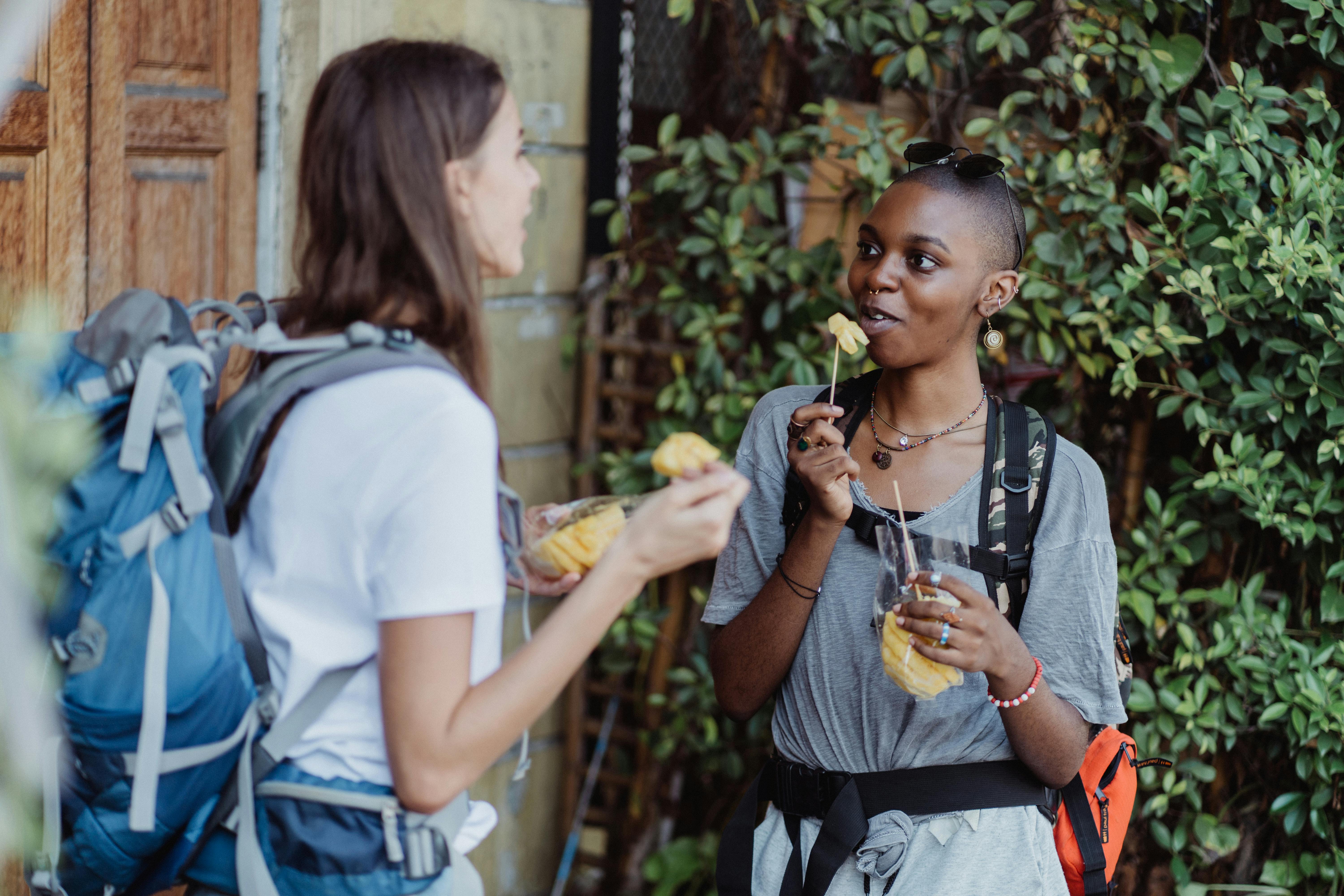 Women Eating Fruit · Free Stock Photo
