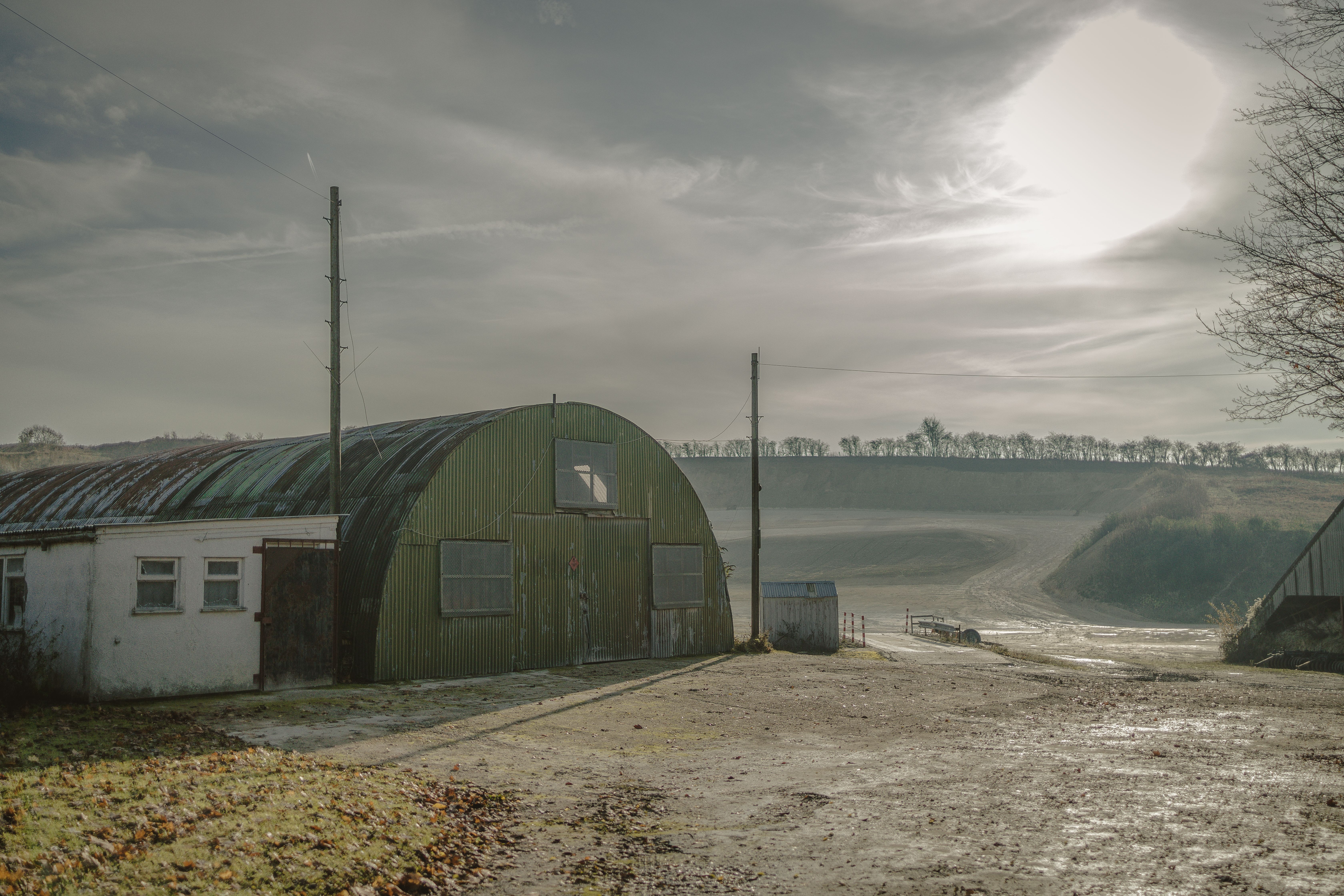 Warehouse in a Quarry Site · Free Stock Photo