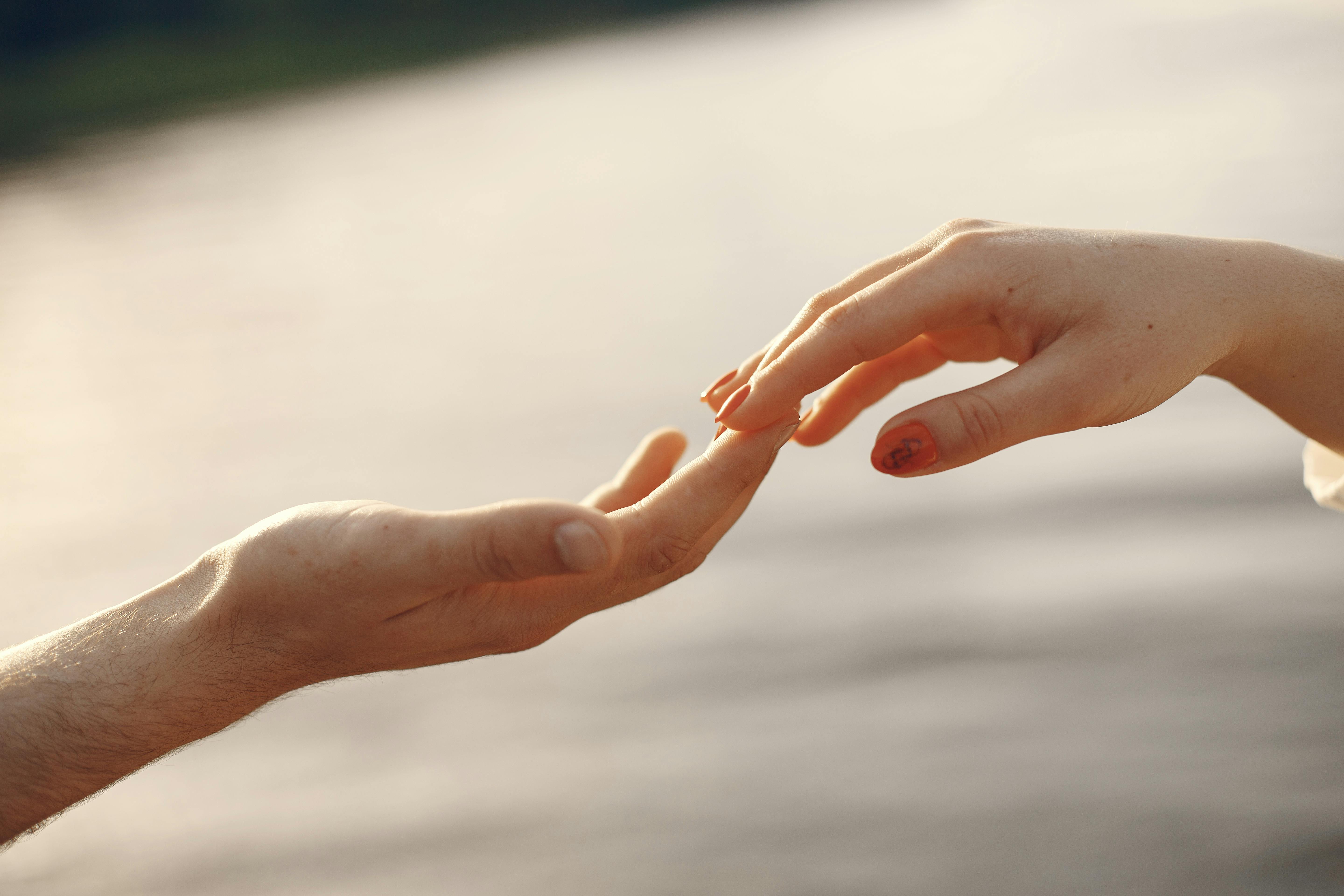 Photo of People's Hands Touching · Free Stock Photo