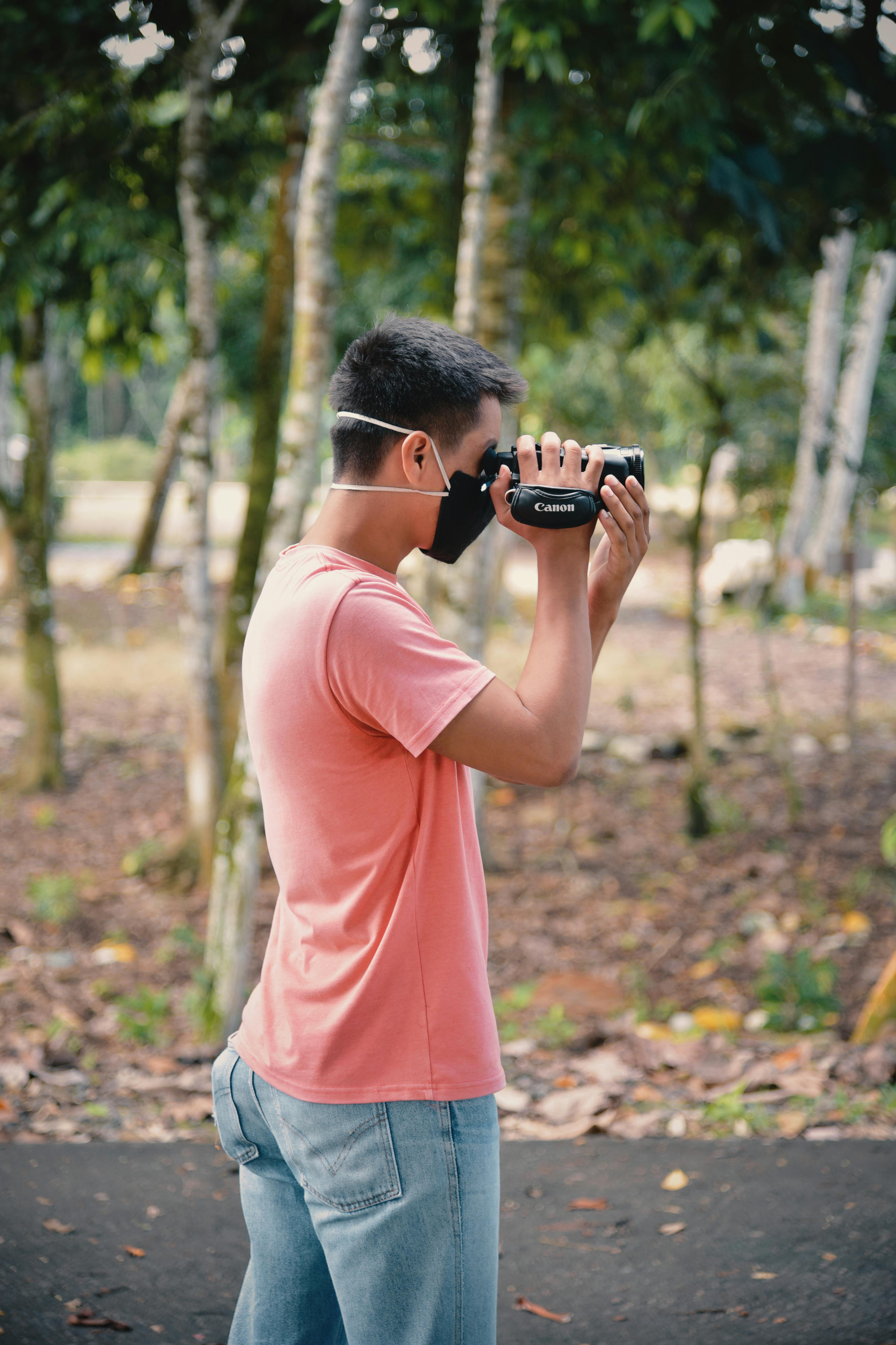 Person using Binoculars · Free Stock Photo