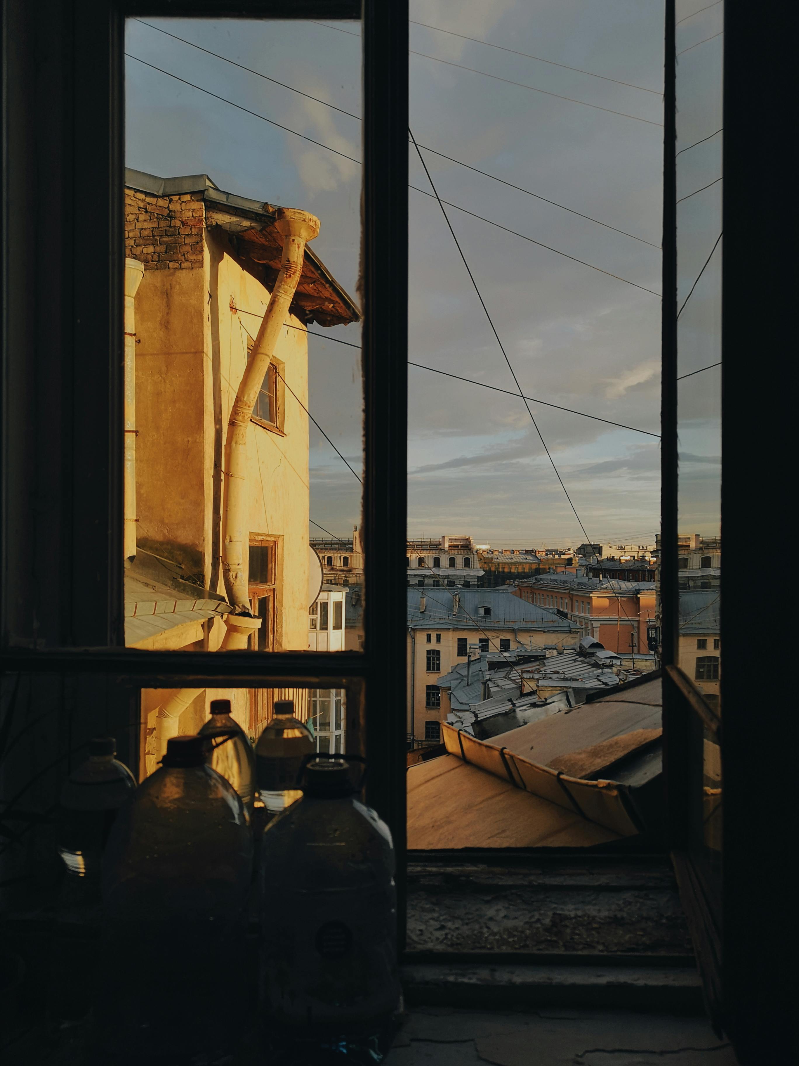 Window View Buildings Photos, Download Free Window View Buildings Stock ...