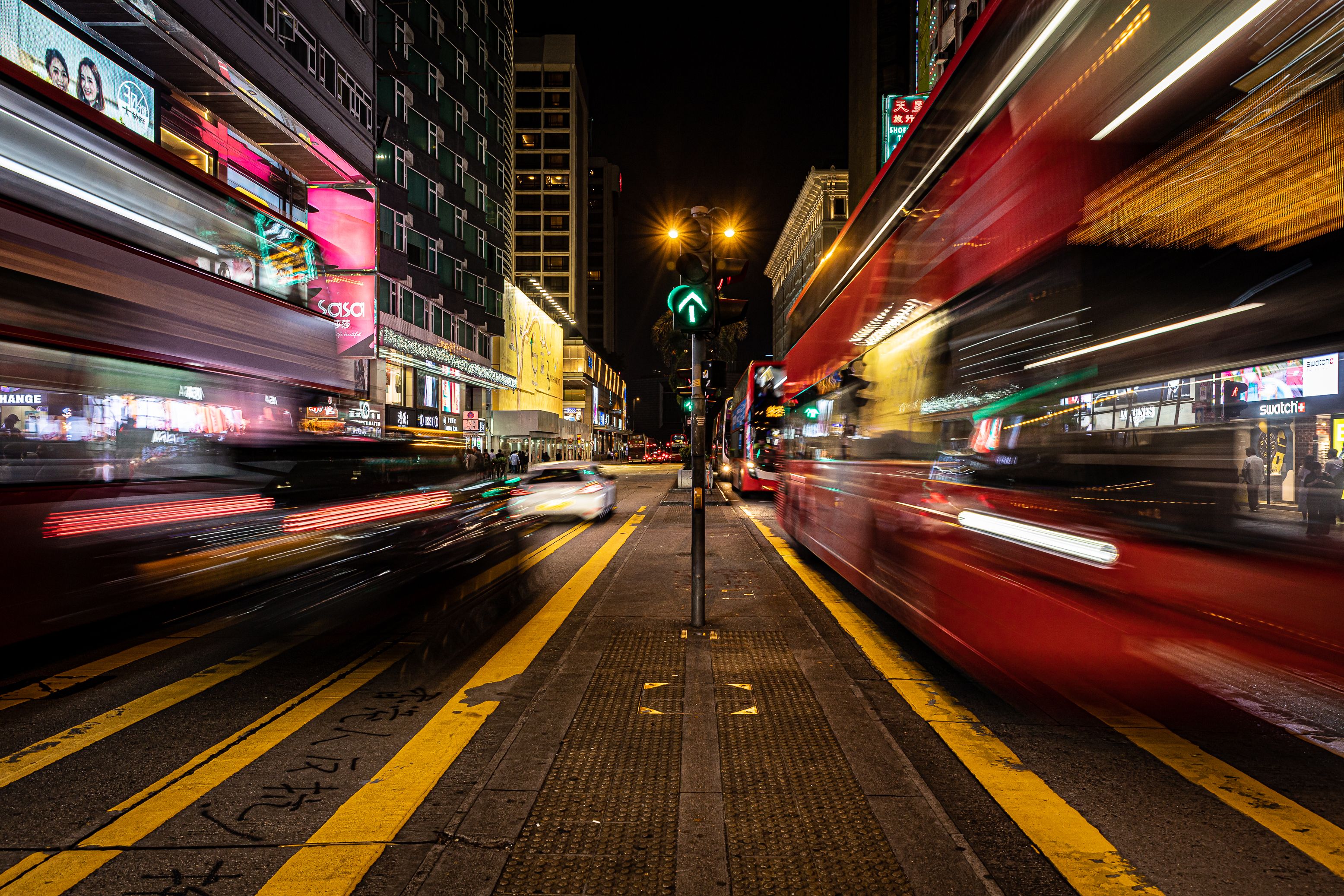 Time Lapse Photography of Brown Car on Road · Free Stock Photo