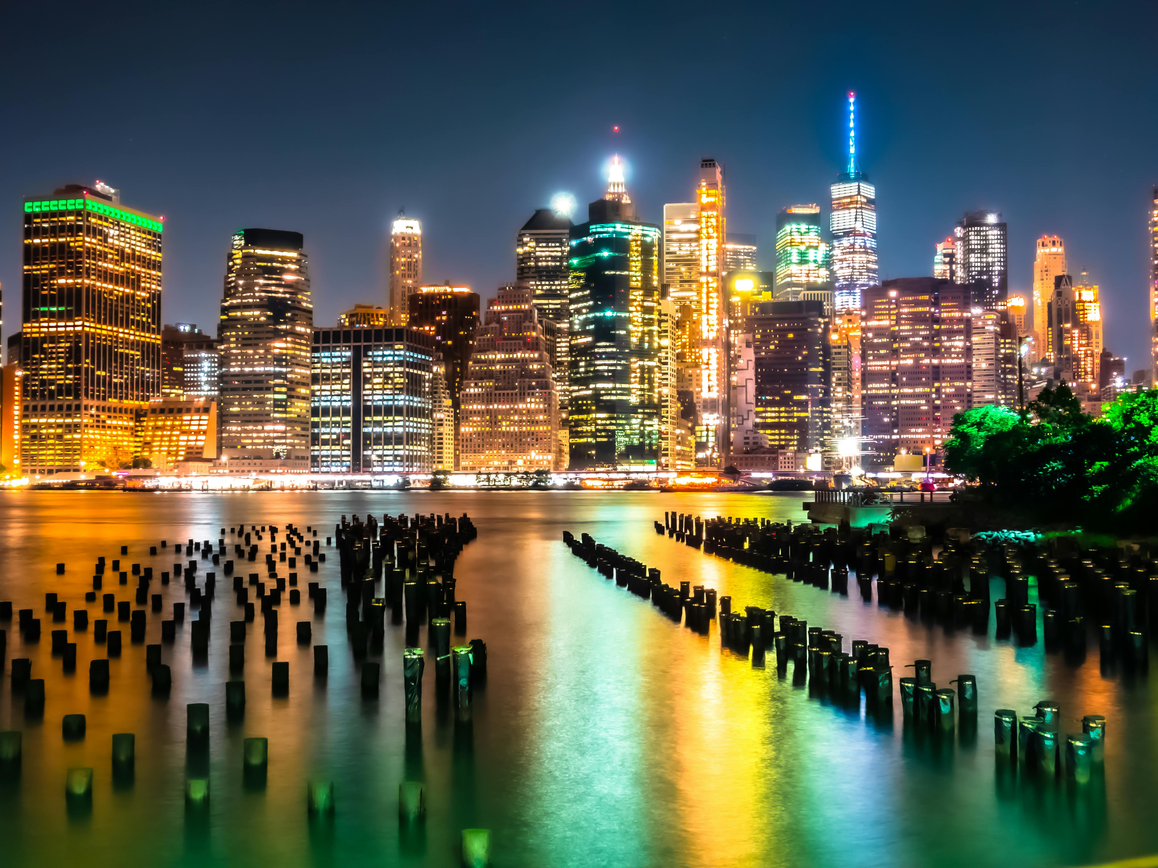 Drone Photography of a City During Sunset · Free Stock Photo