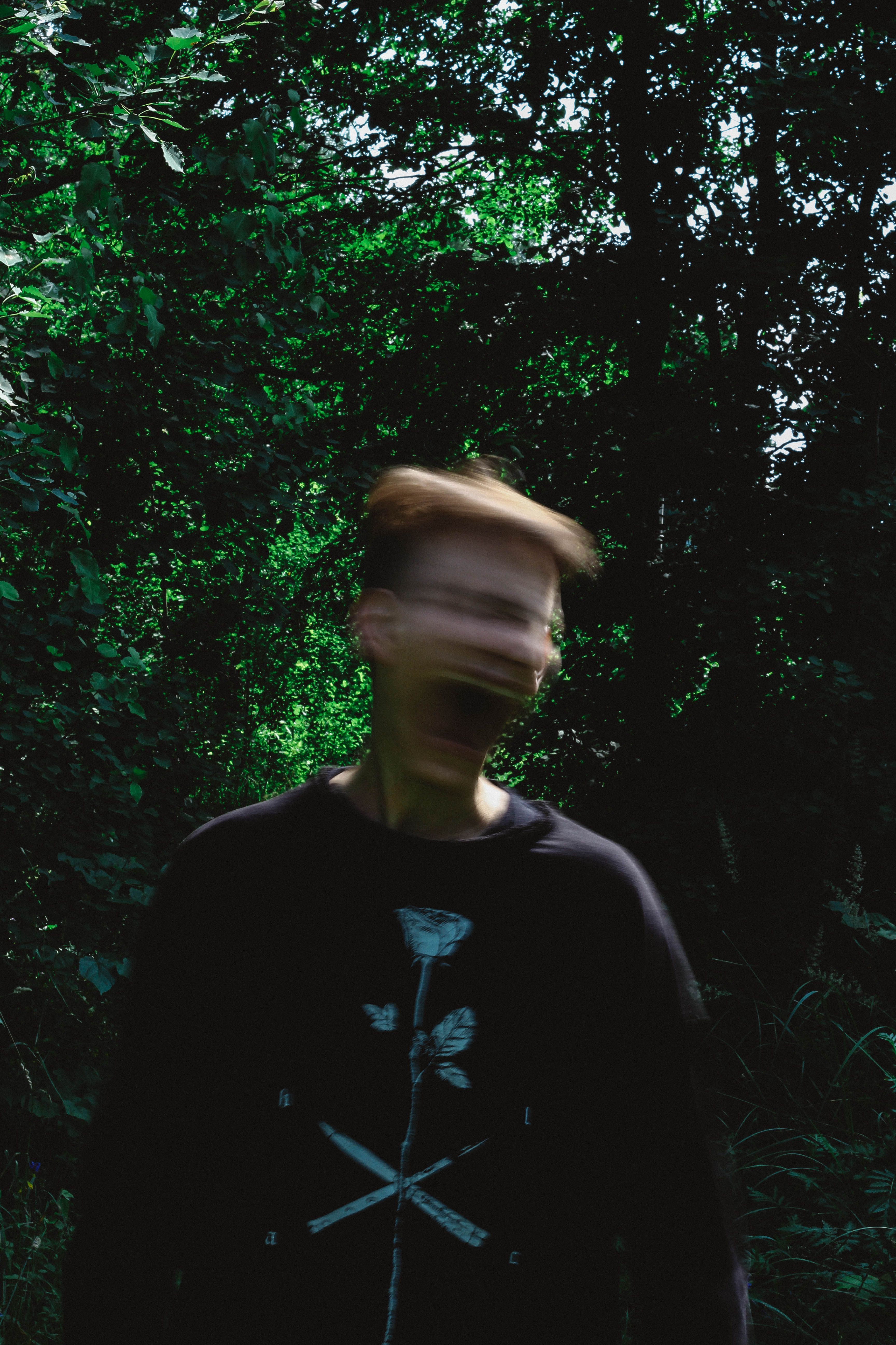 Long Exposure of Man in Black Long Sleeves · Free Stock Photo