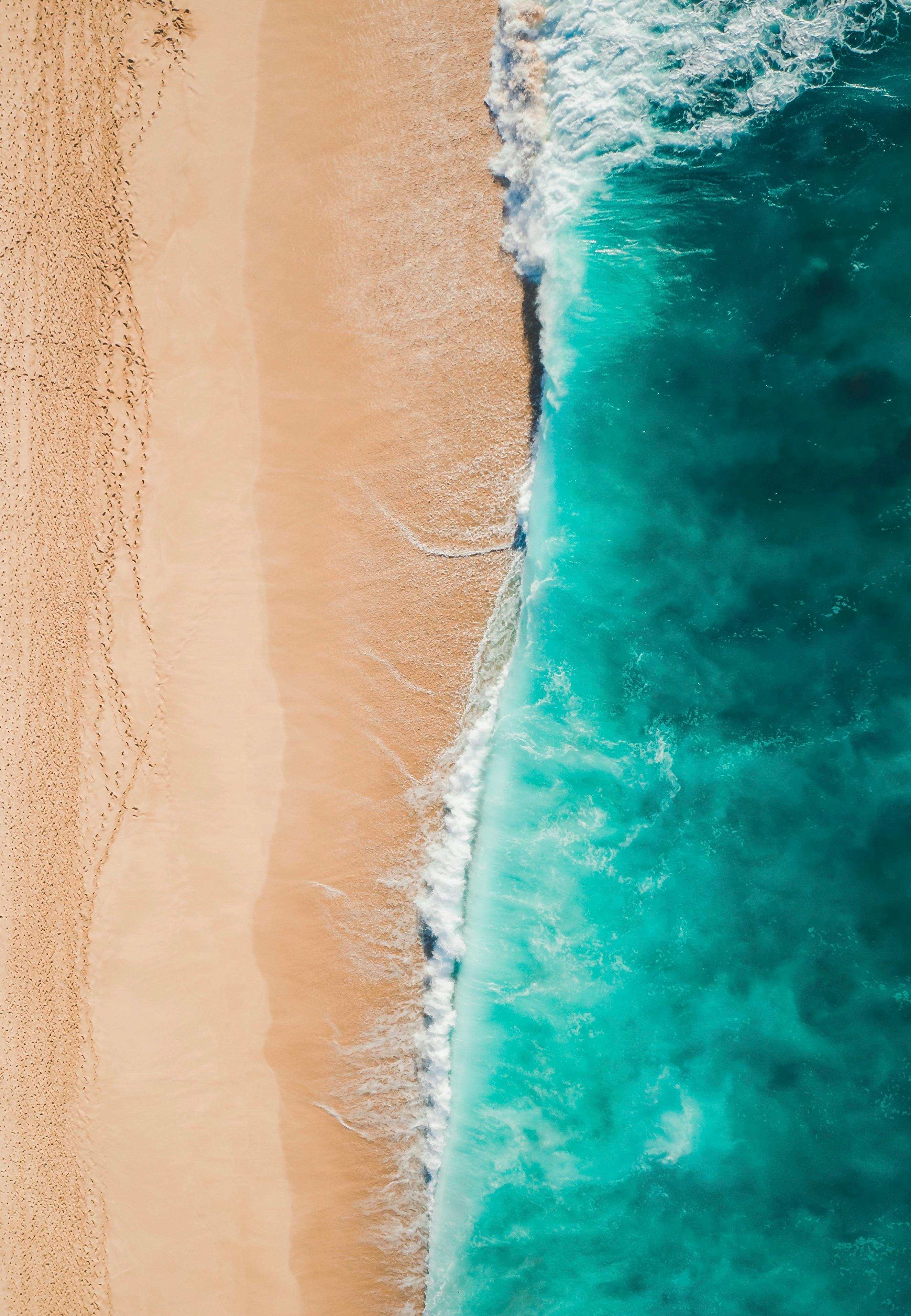 Aerial View of Ocean Waves · Free Stock Photo