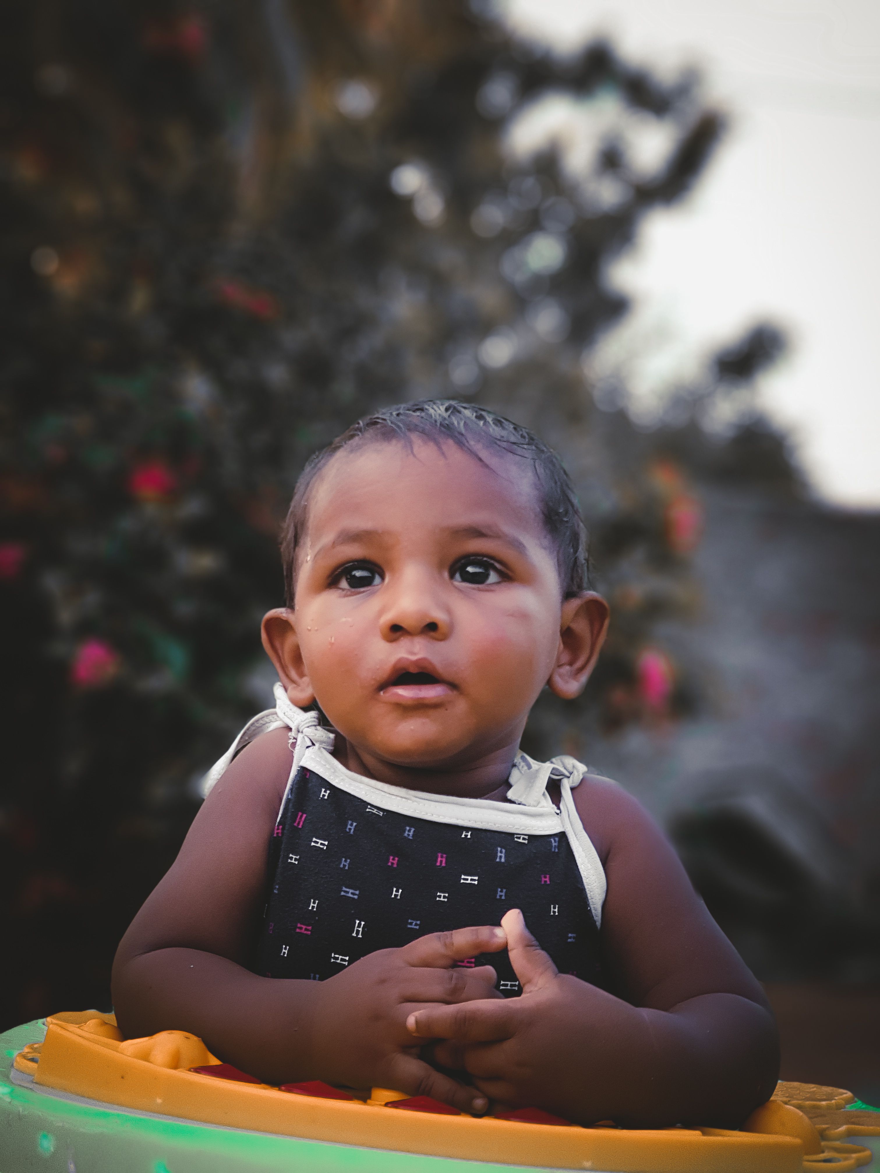 Child Focused on Something · Free Stock Photo