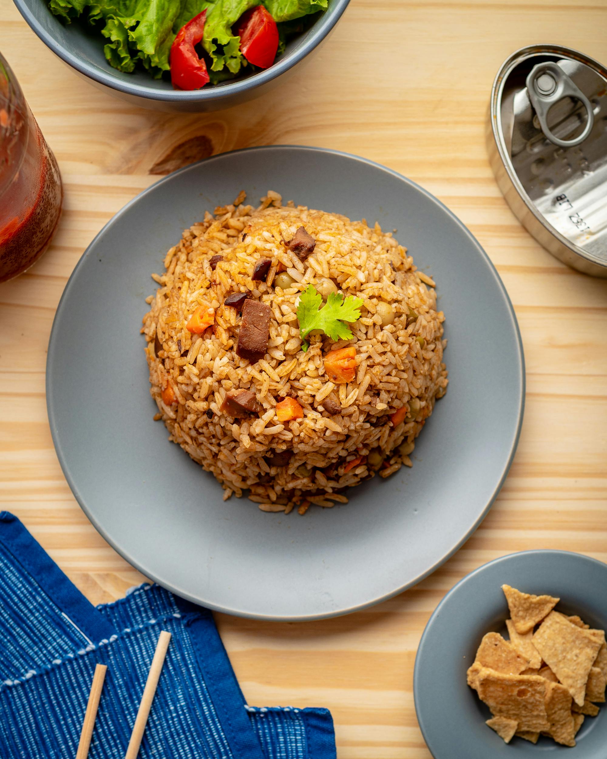 Fried Rice on the Plate · Free Stock Photo