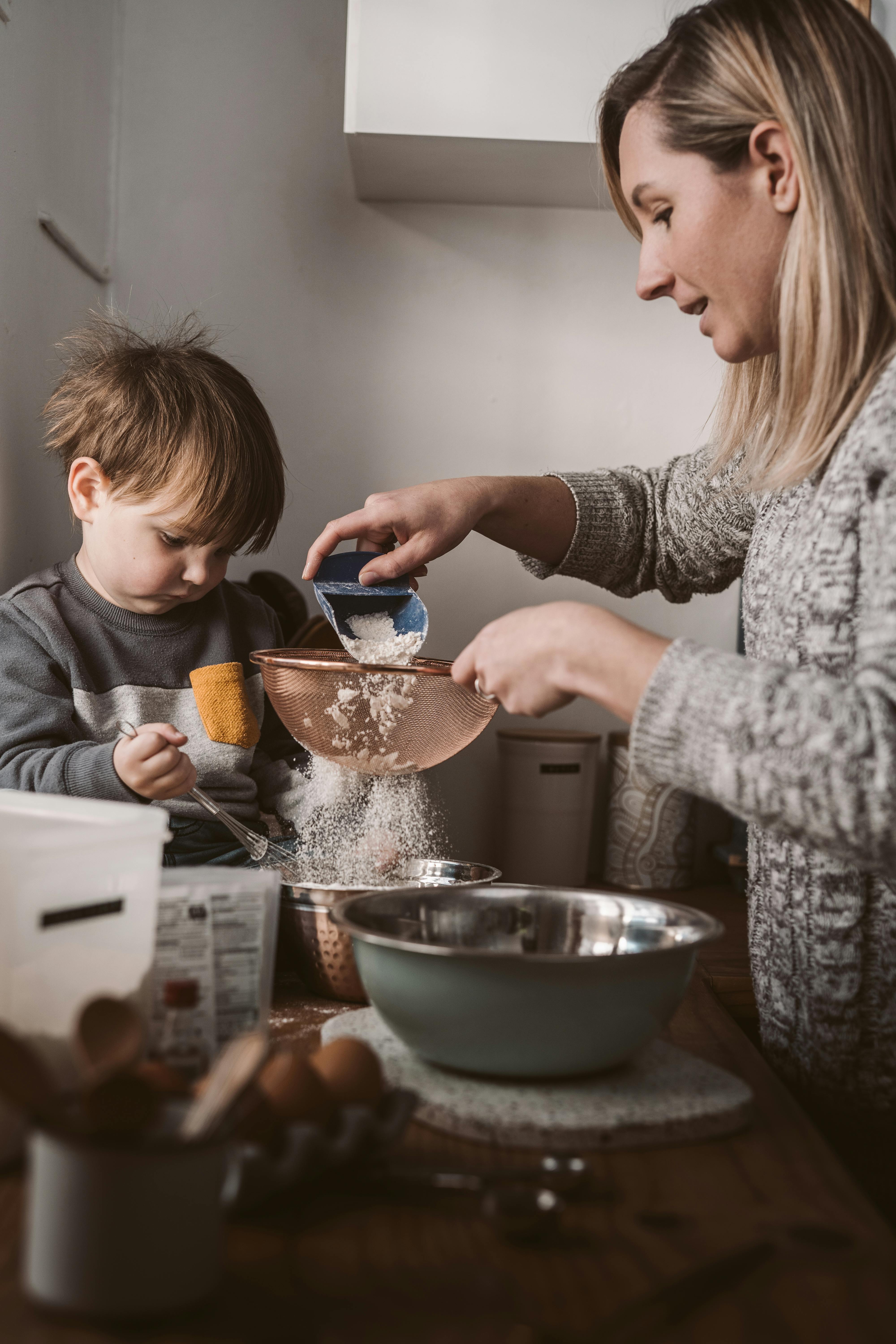 A Boy Sitting on the Table · Free Stock Photo