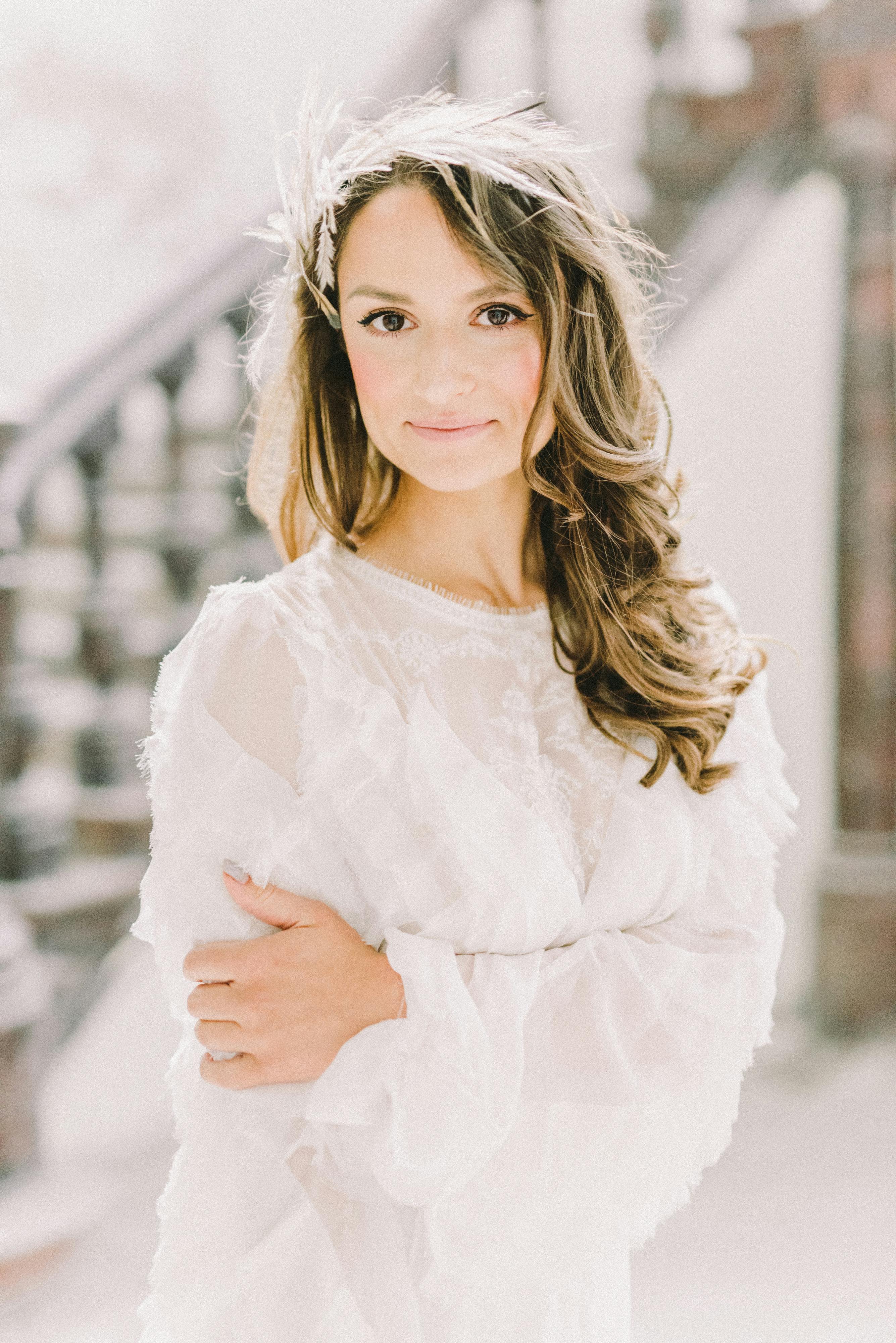 A Woman in White Dress Smiling · Free Stock Photo