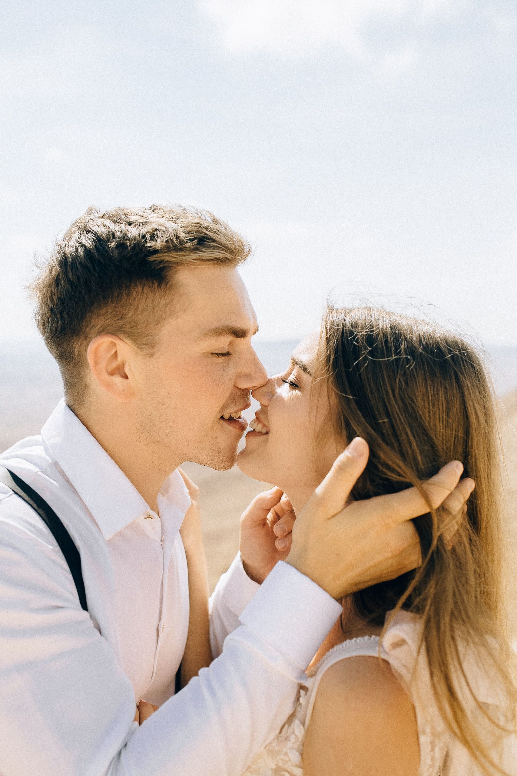 Close-Up Photo of a Happy Couple In Love · Free Stock Photo