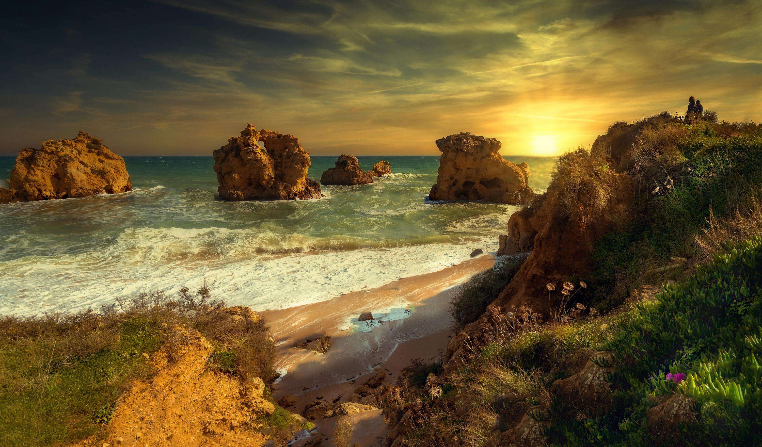 Ocean View During Sunset · Free Stock Photo