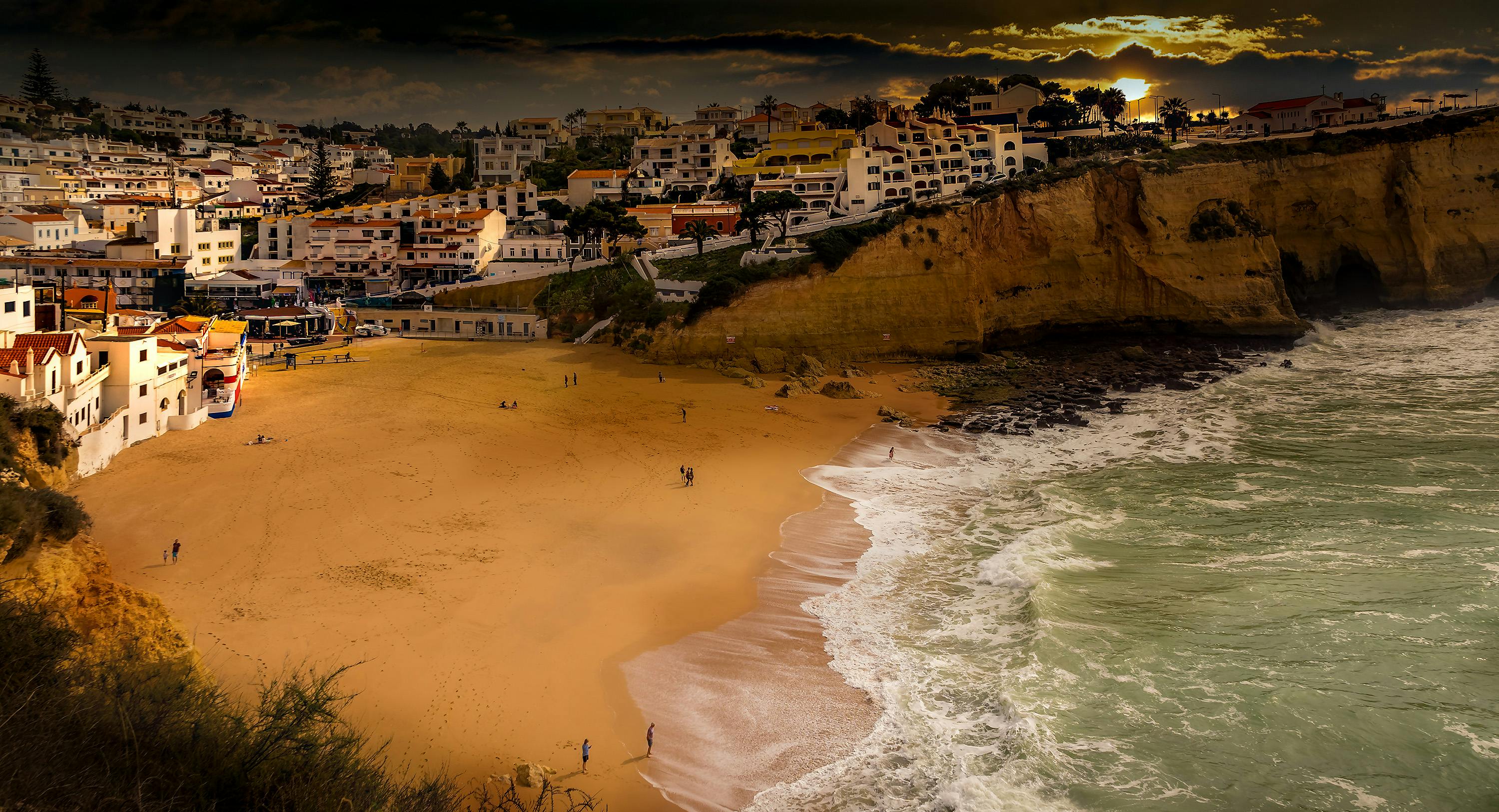 Aerial View of a Seashore · Free Stock Photo