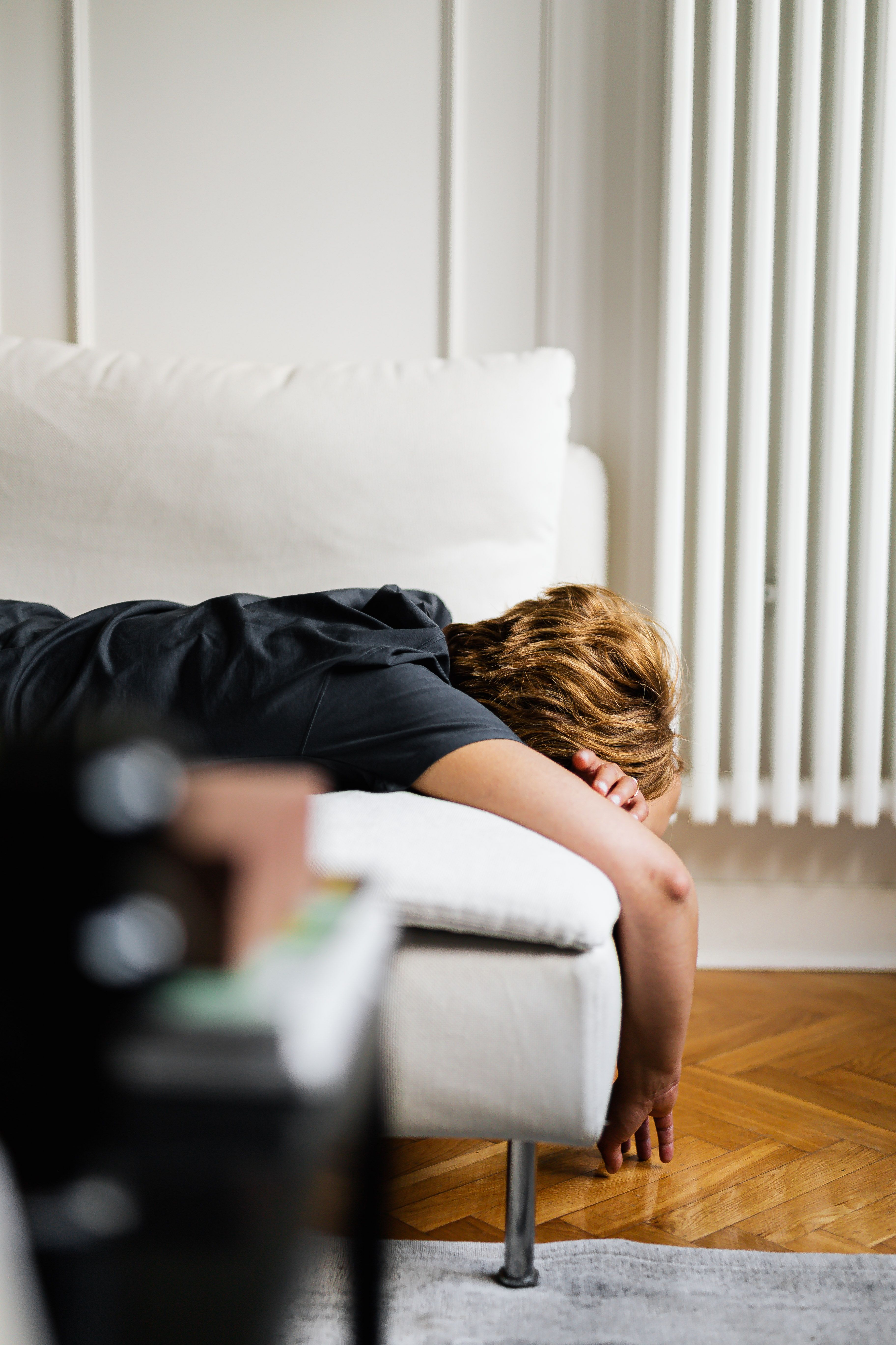 Person Lying On Couch Photos, Download The BEST Free Person Lying On ...