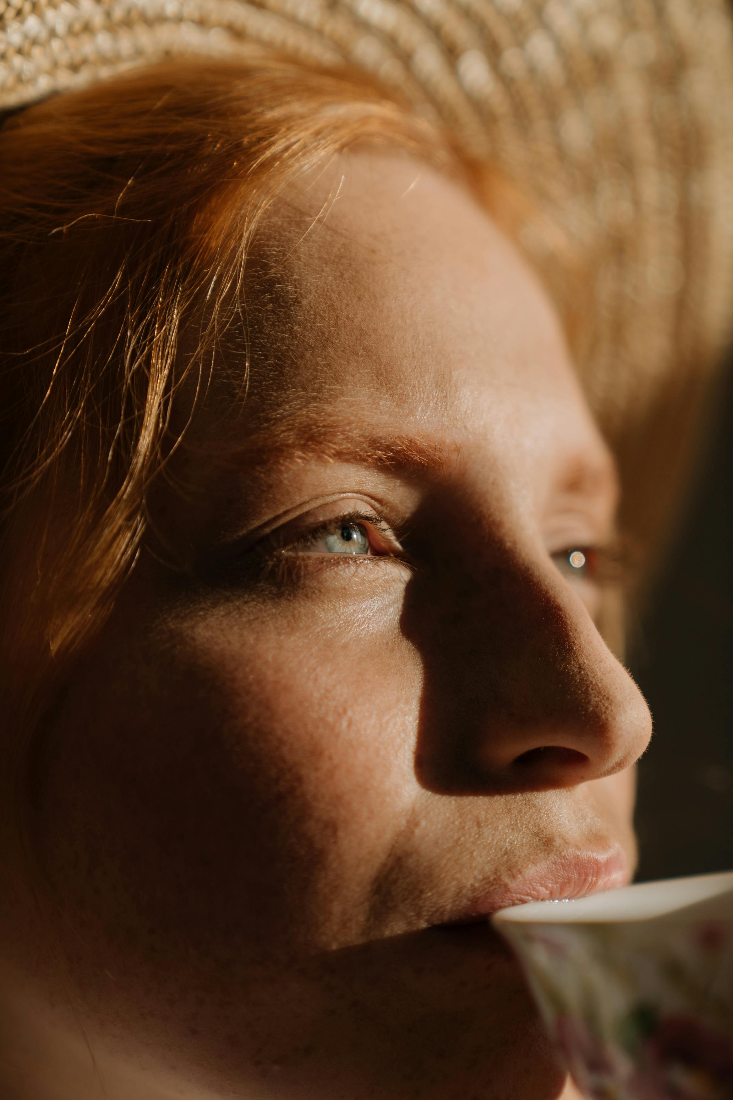 Womans Face in Close Up Photography · Free Stock Photo