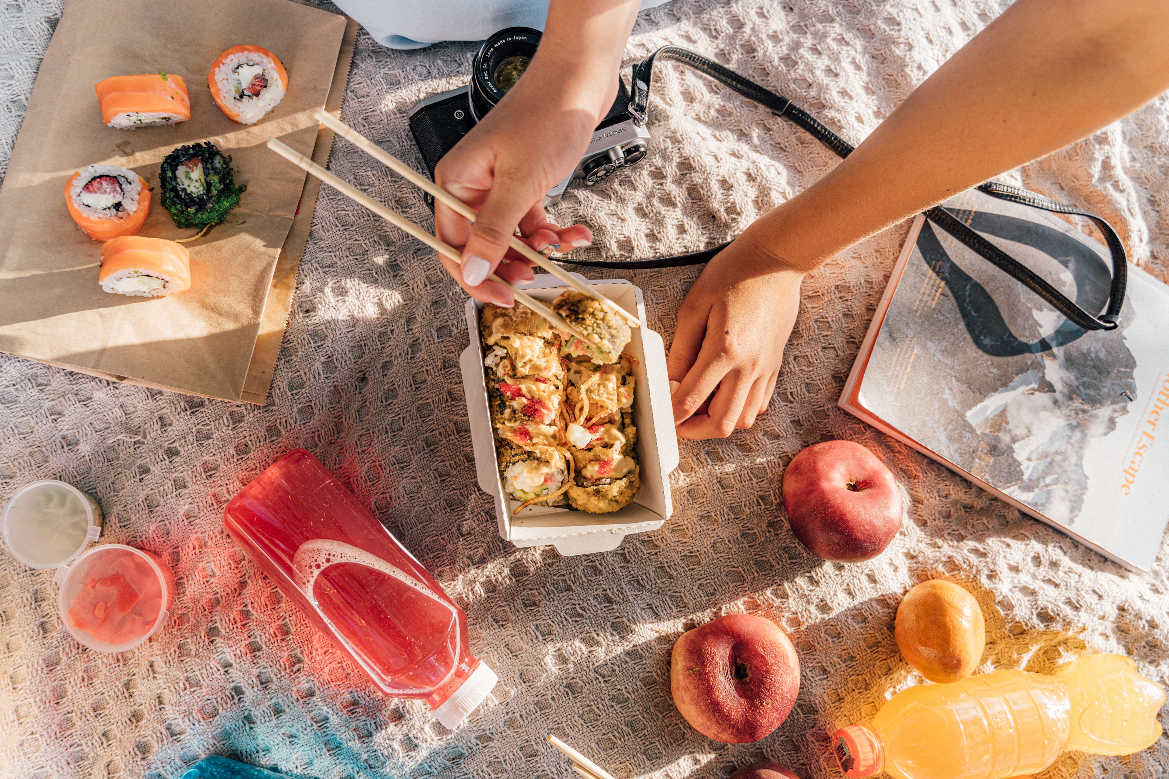 Person Holding Chopsticks · Free Stock Photo