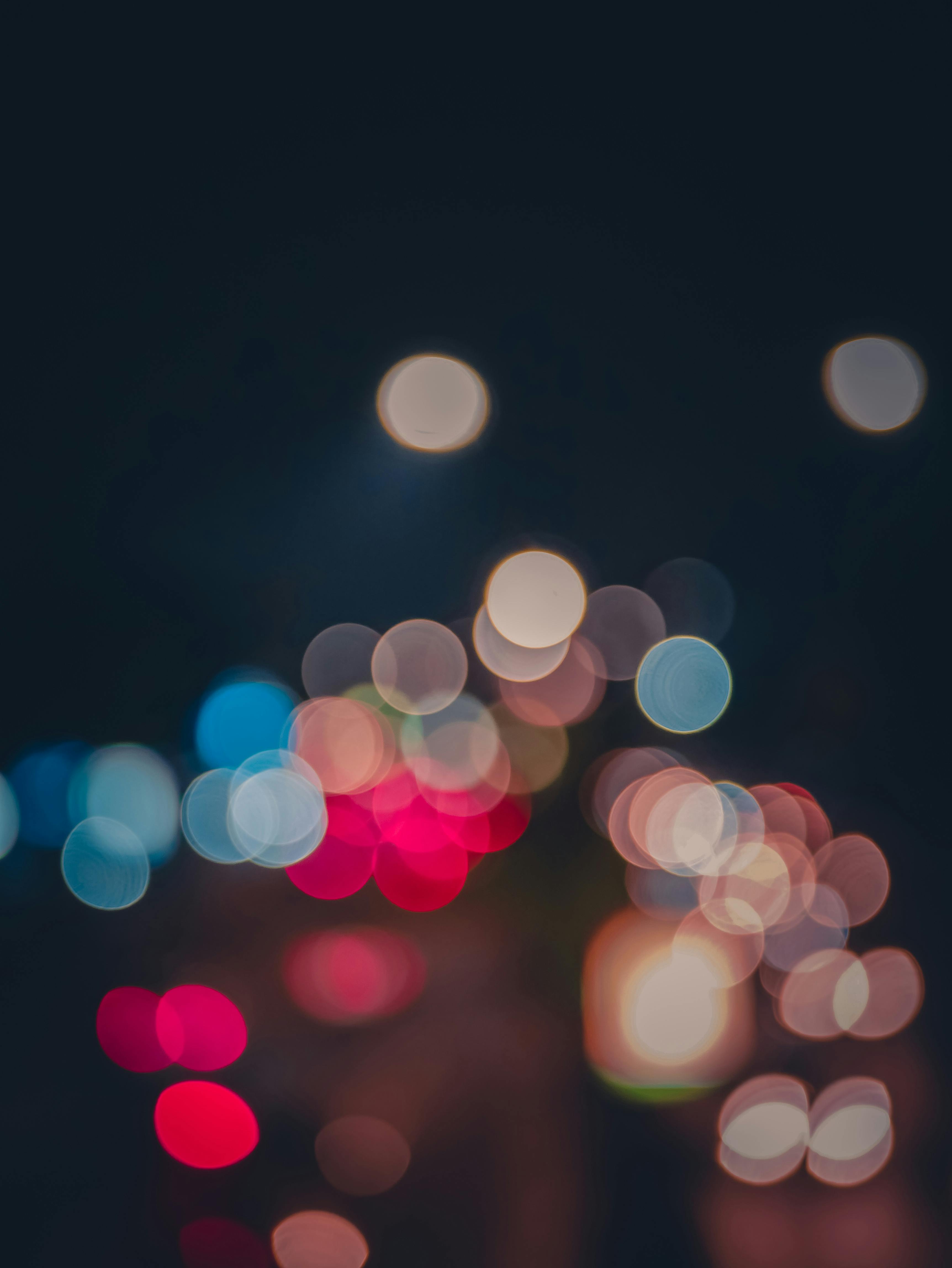 Yellow String Lights in Bokeh Photography · Free Stock Photo