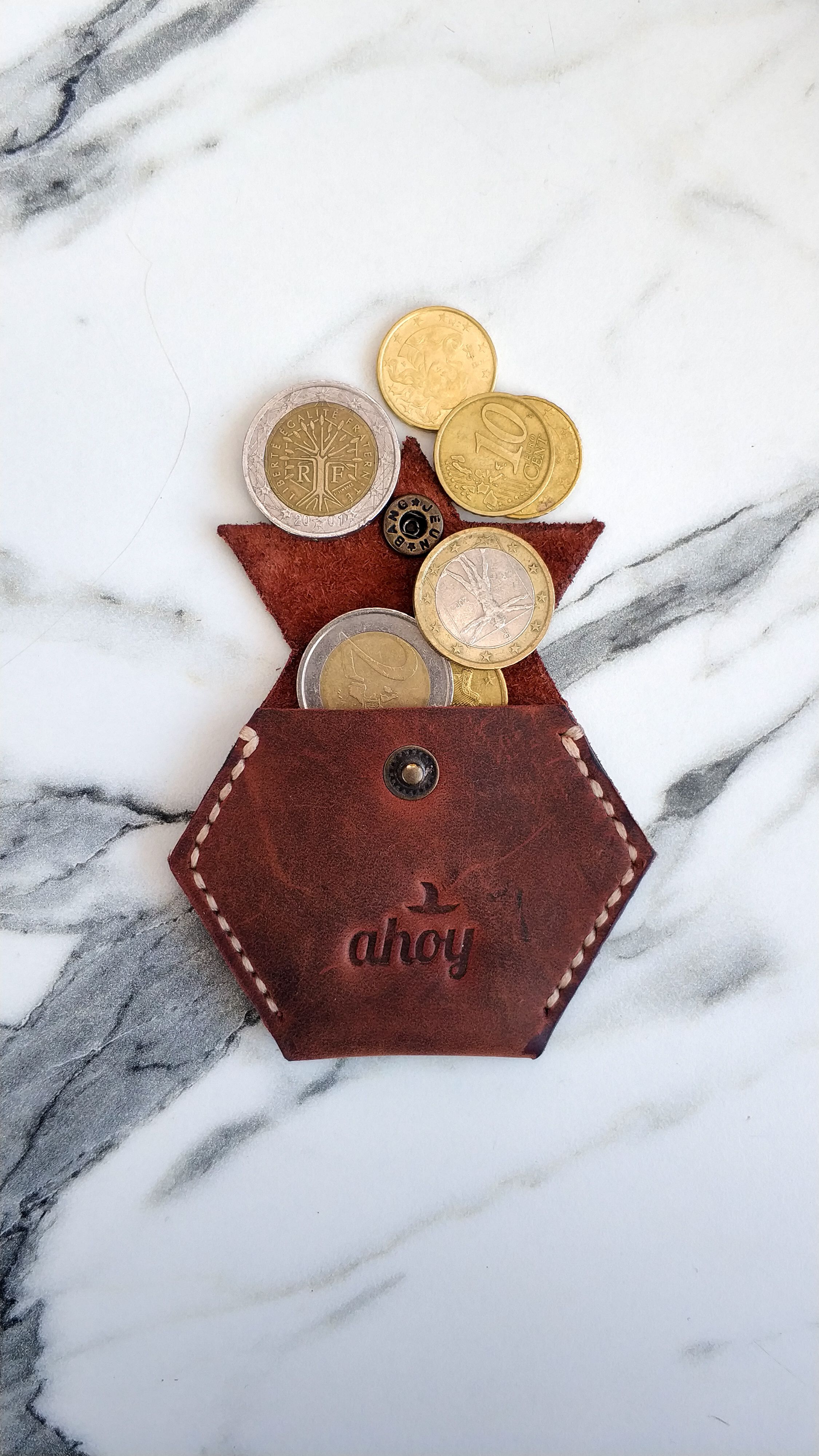 Brown Leather Coin Purse · Free Stock Photo