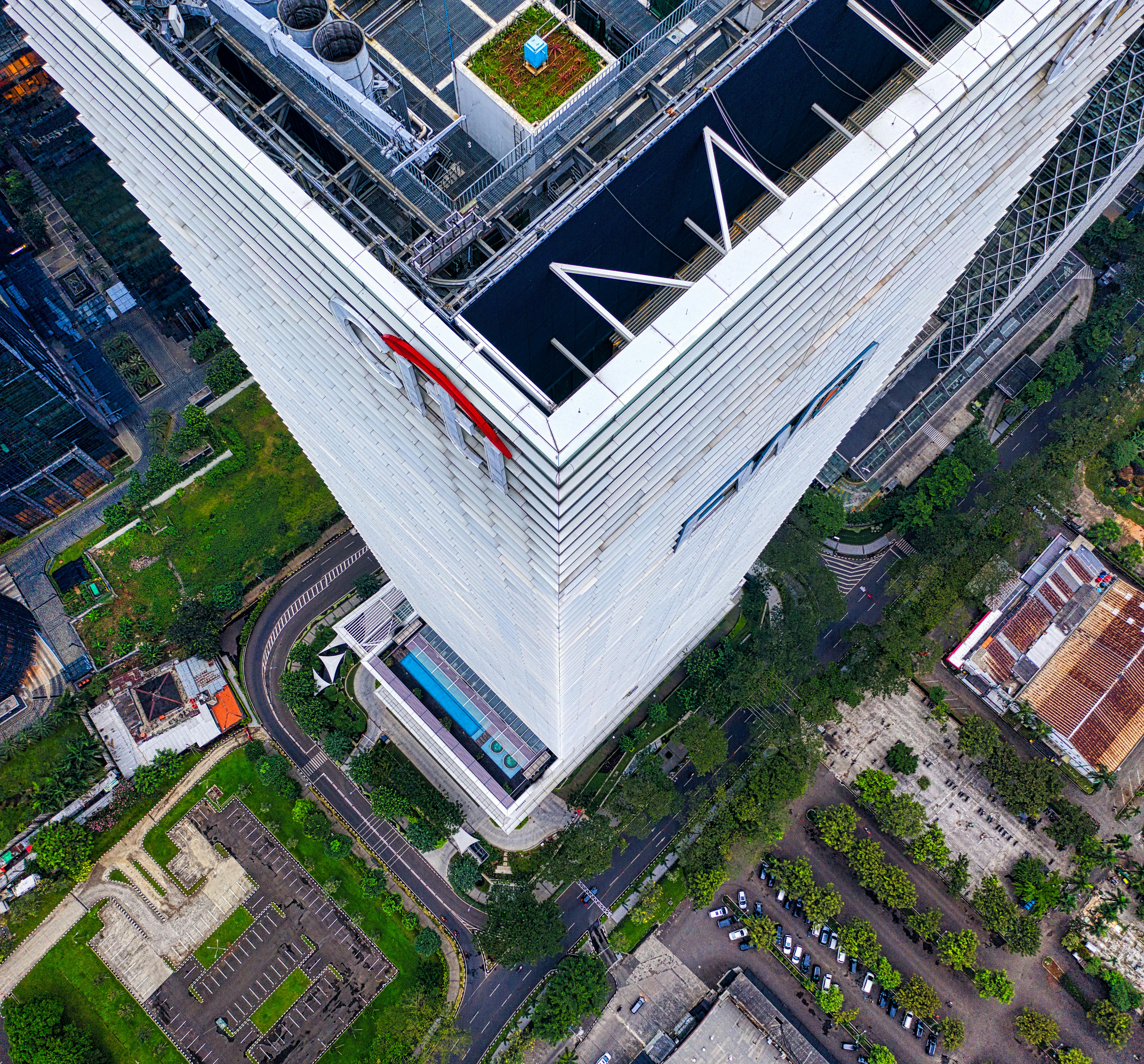 High Angle Shot of Pacific Century Place Jakarta · Free Stock Photo