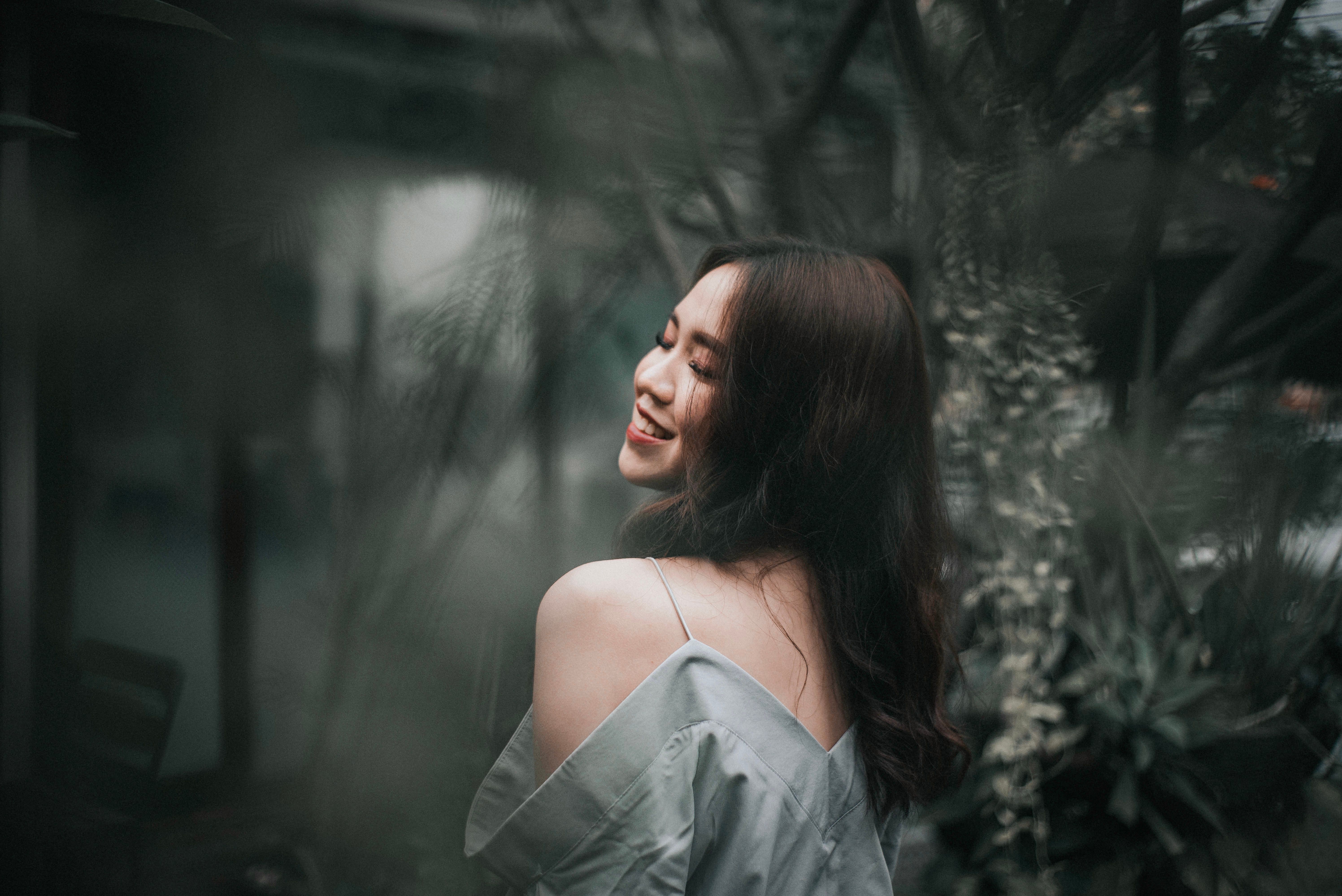 Cheerful model in traditional outfit · Free Stock Photo