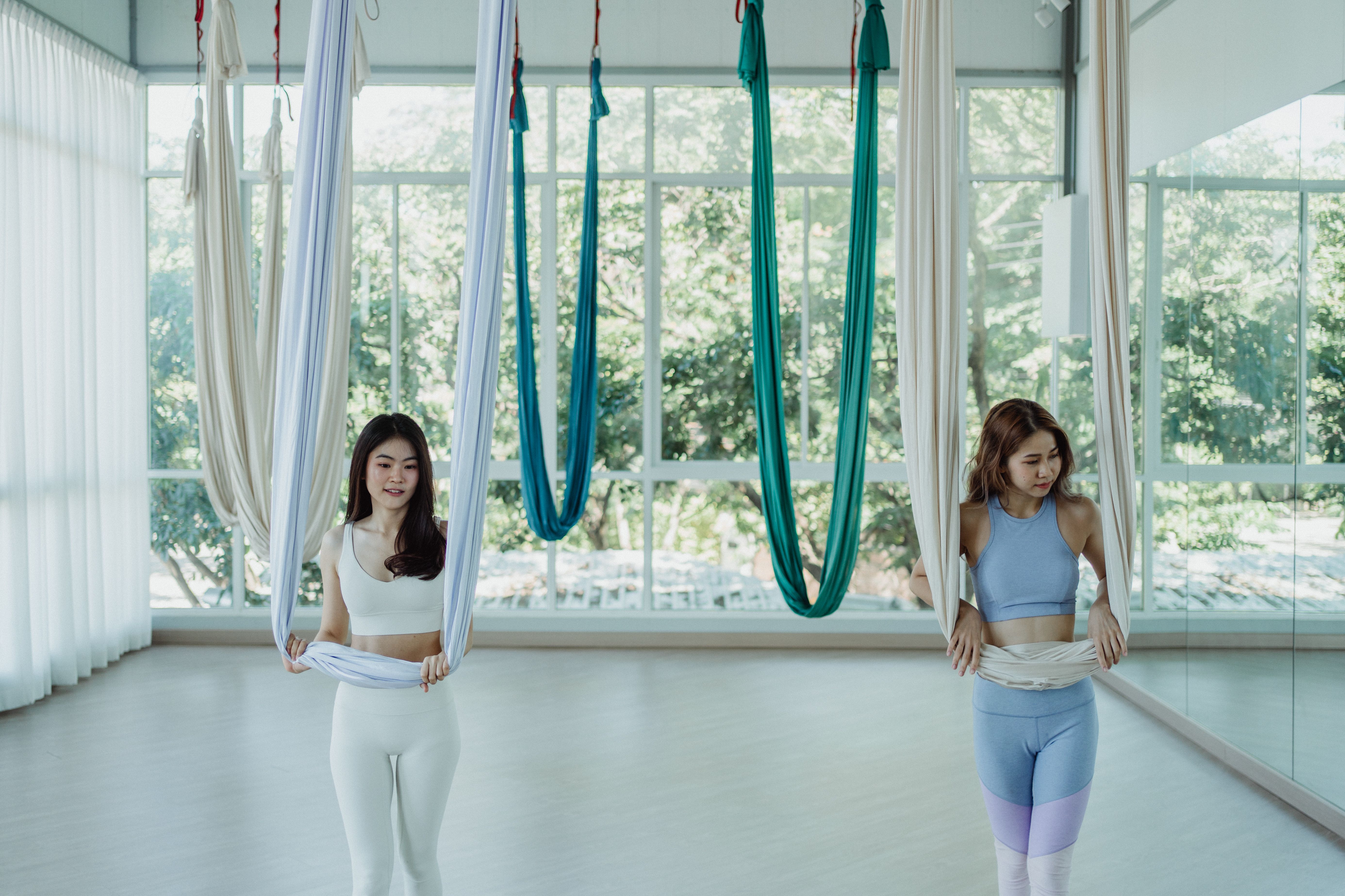 Women Doing Yoga Inside the Studio · Free Stock Photo