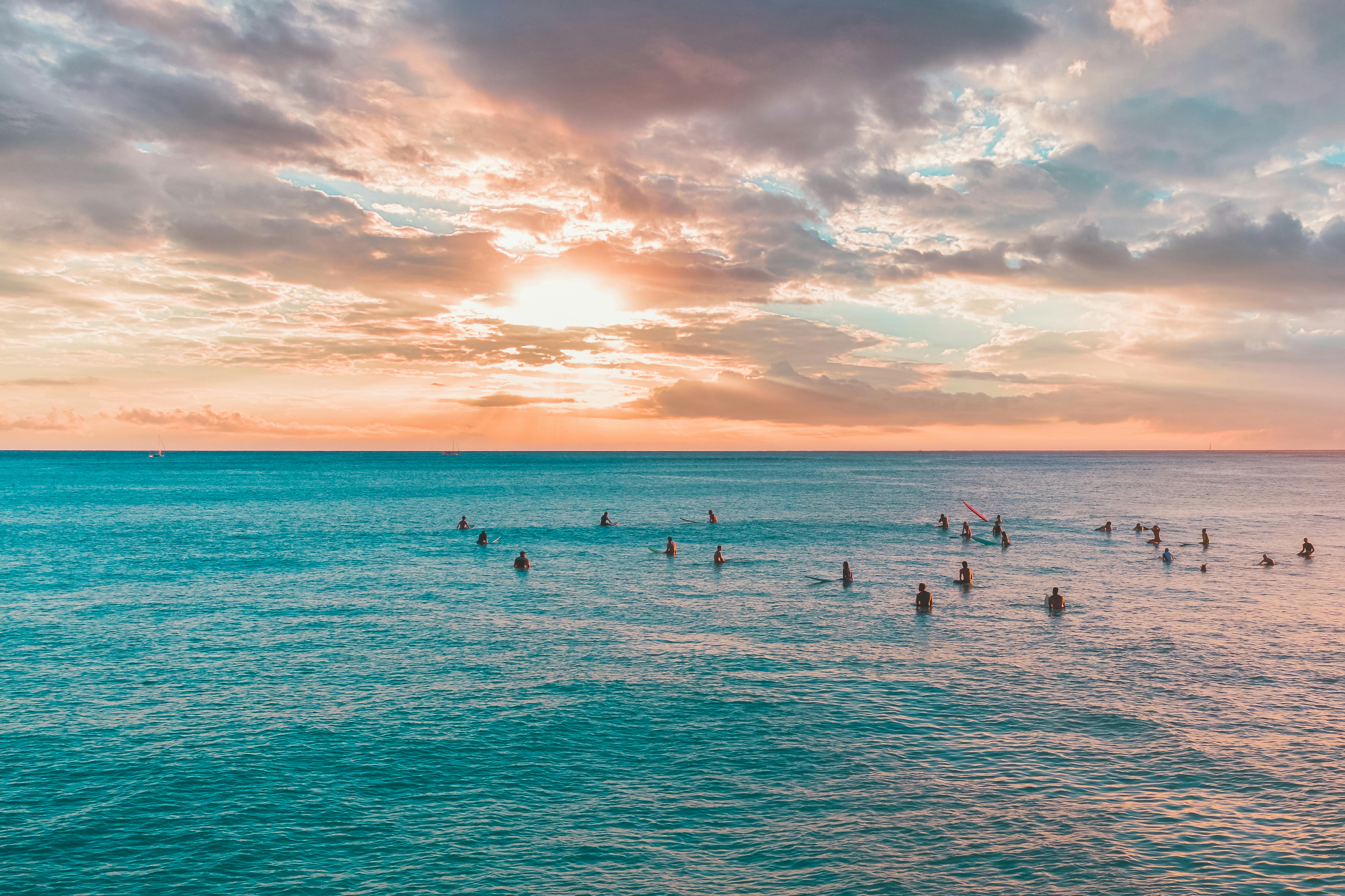 People on Beach · Free Stock Photo