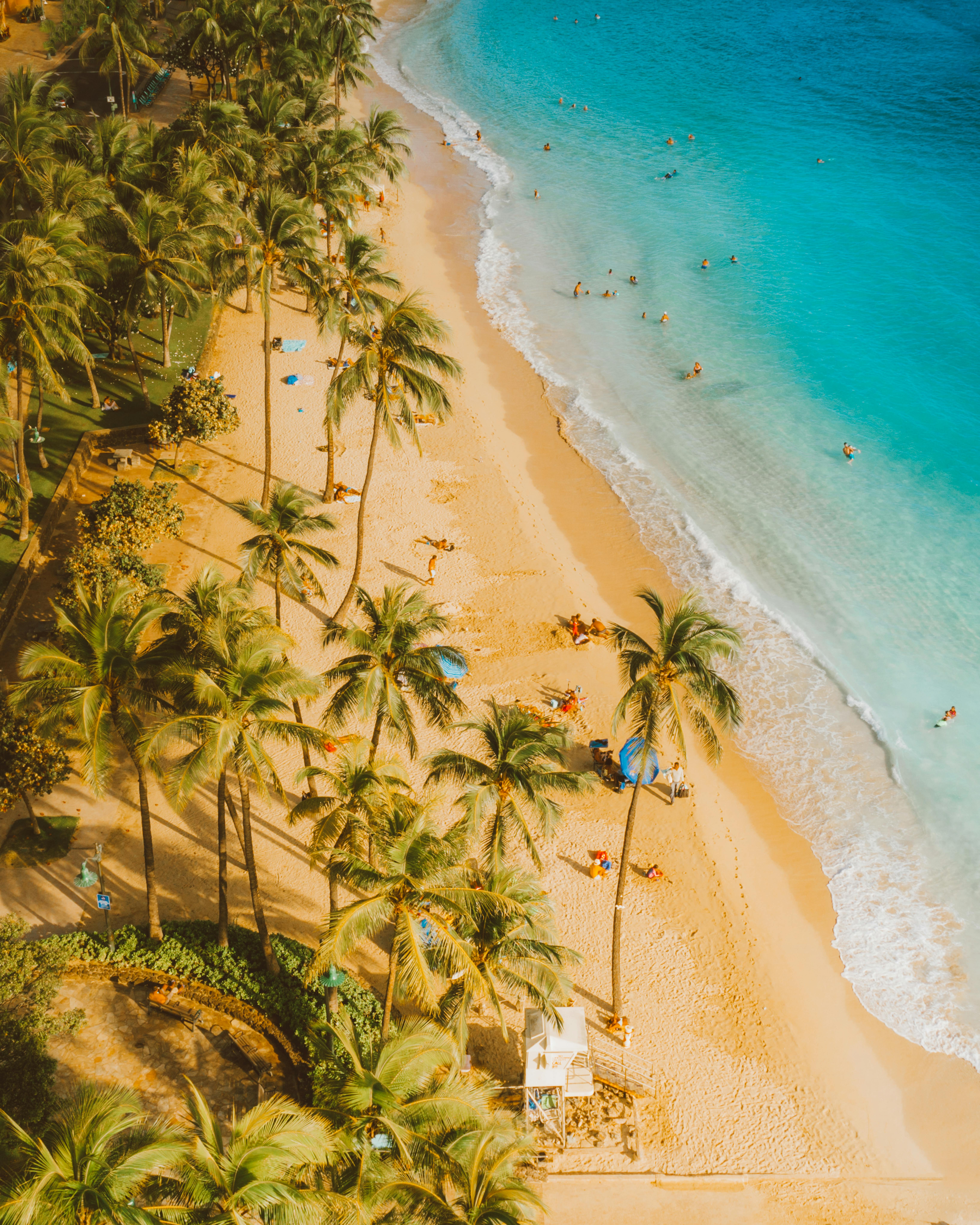 High Angle View of a Beach · Free Stock Photo