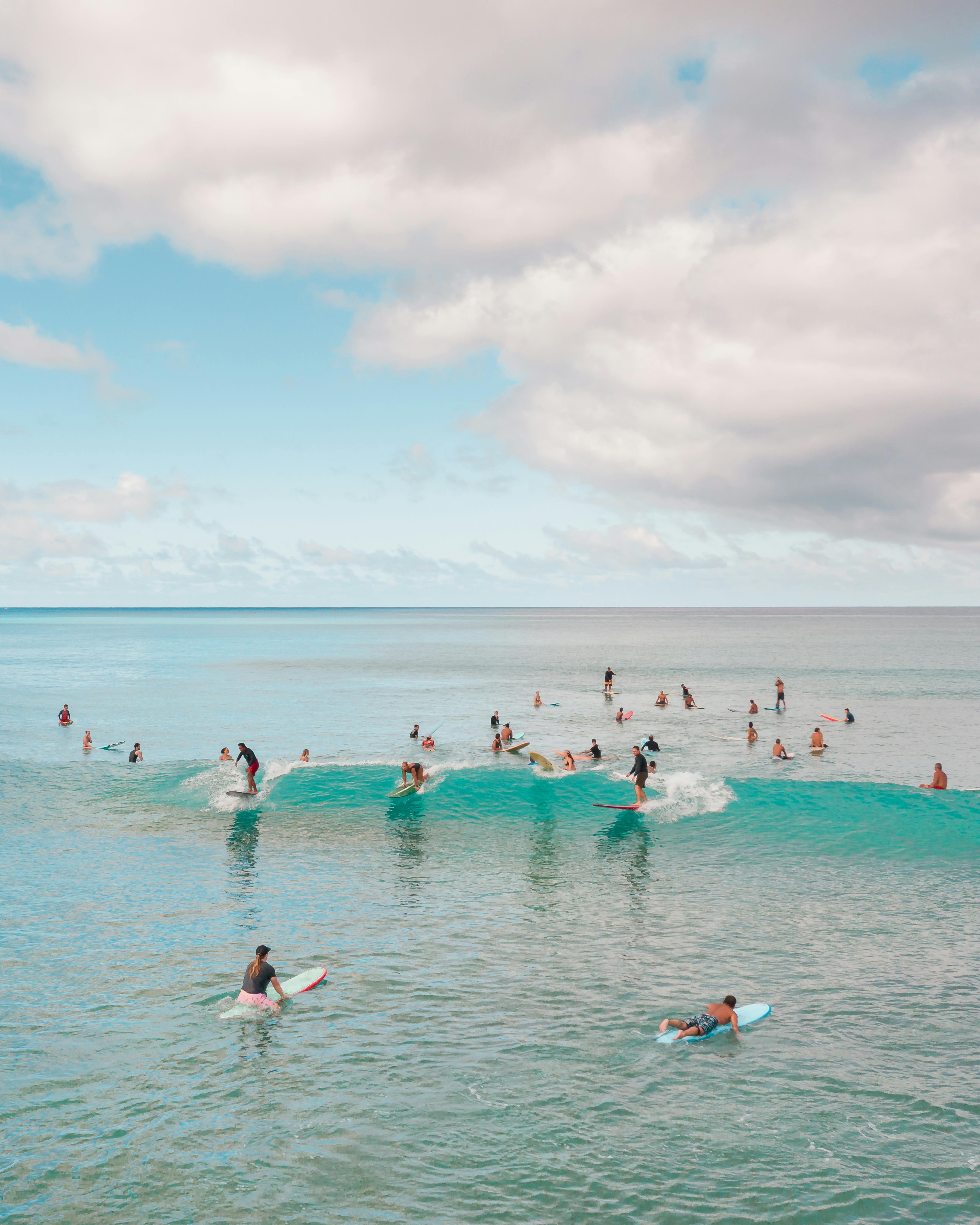 People Swimming in Sea · Free Stock Photo