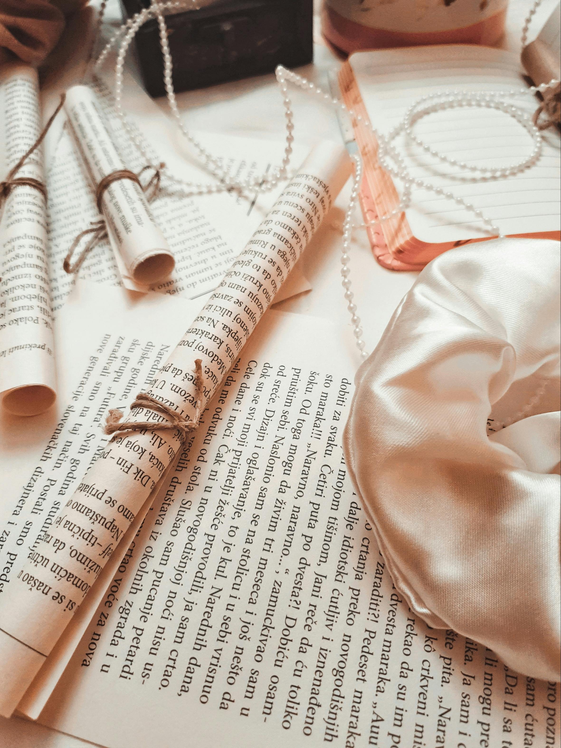 Rolled Pages of a Book · Free Stock Photo