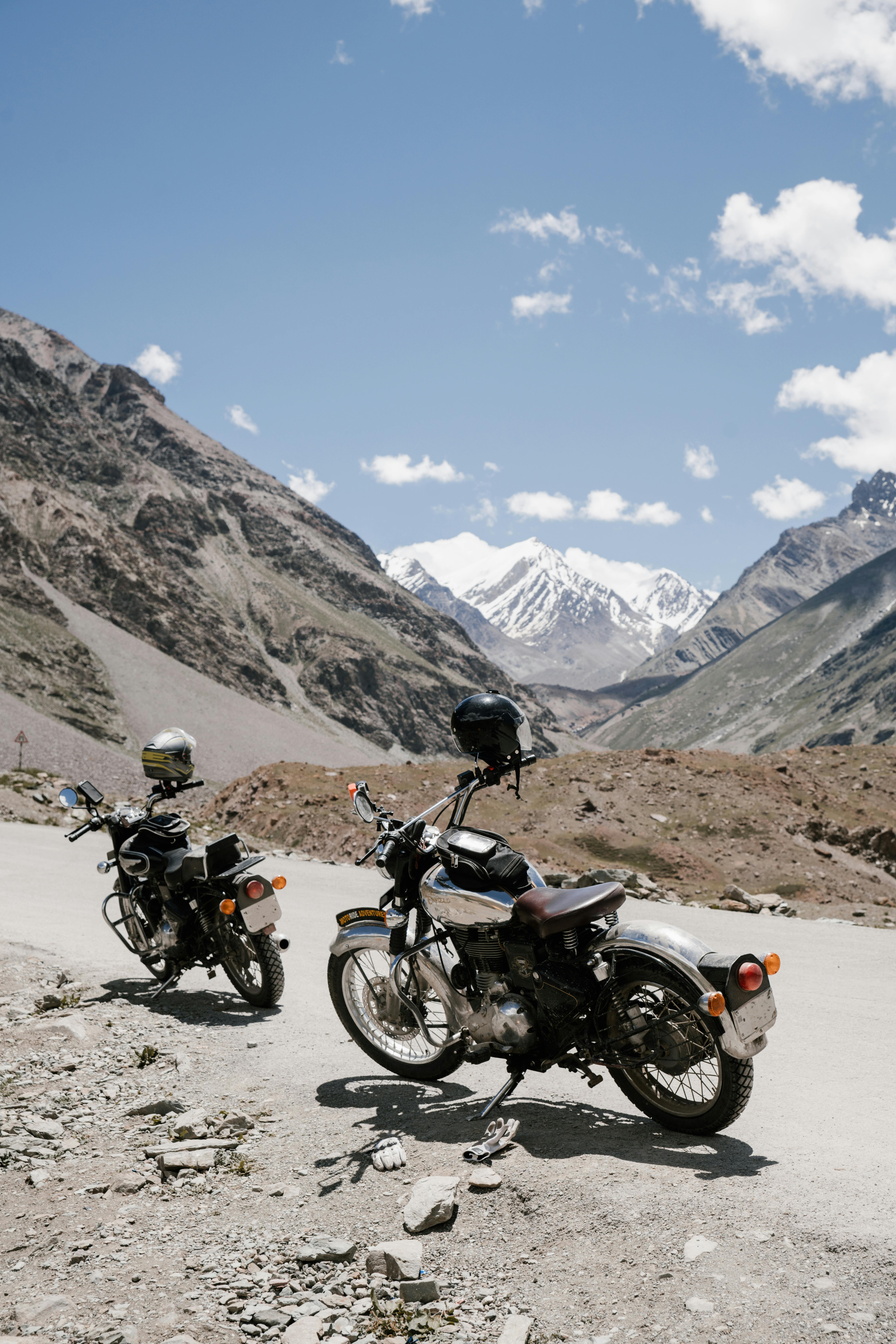 Two Motorcycles in Mountains · Free Stock Photo