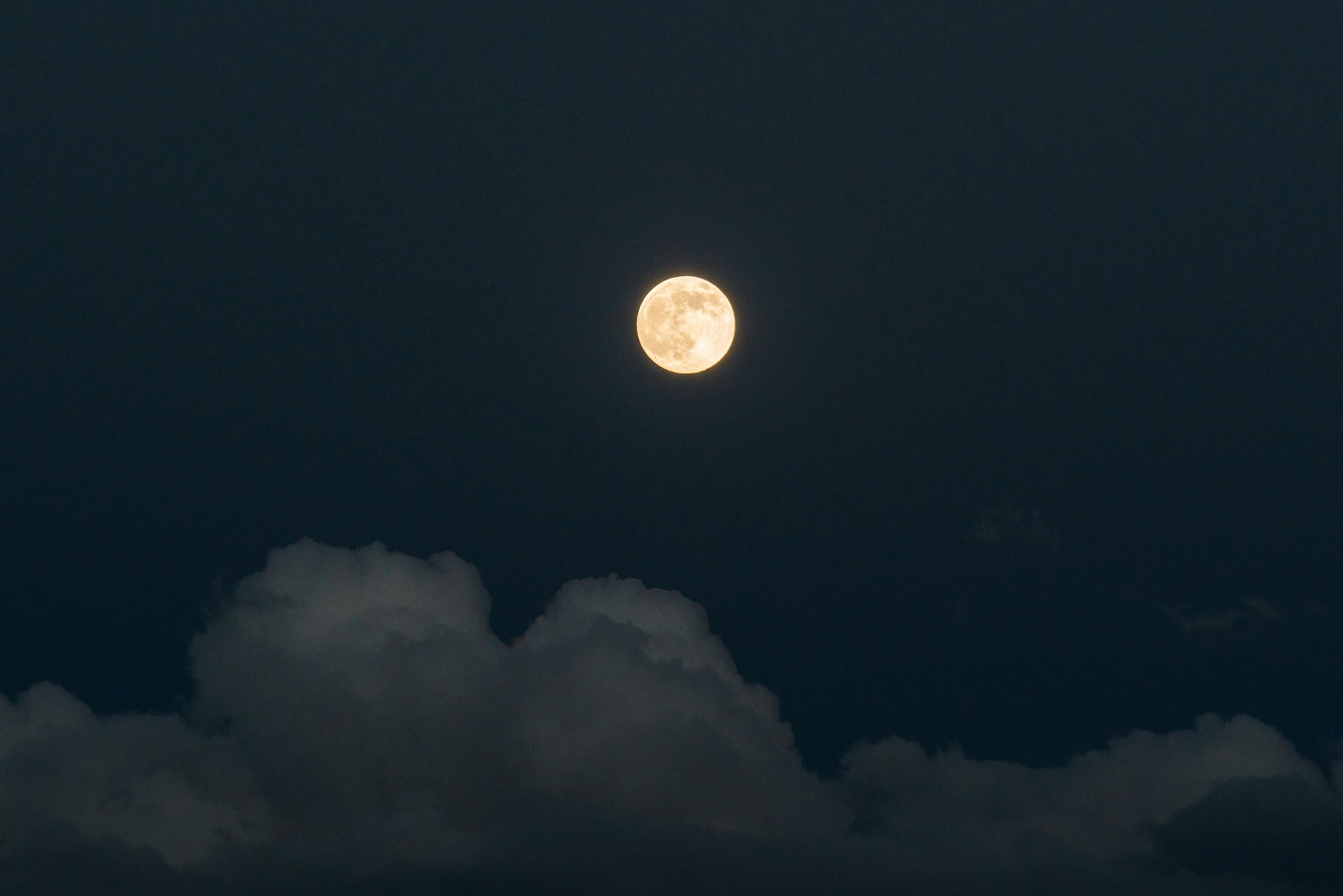 Photo of Moon during Night · Free Stock Photo