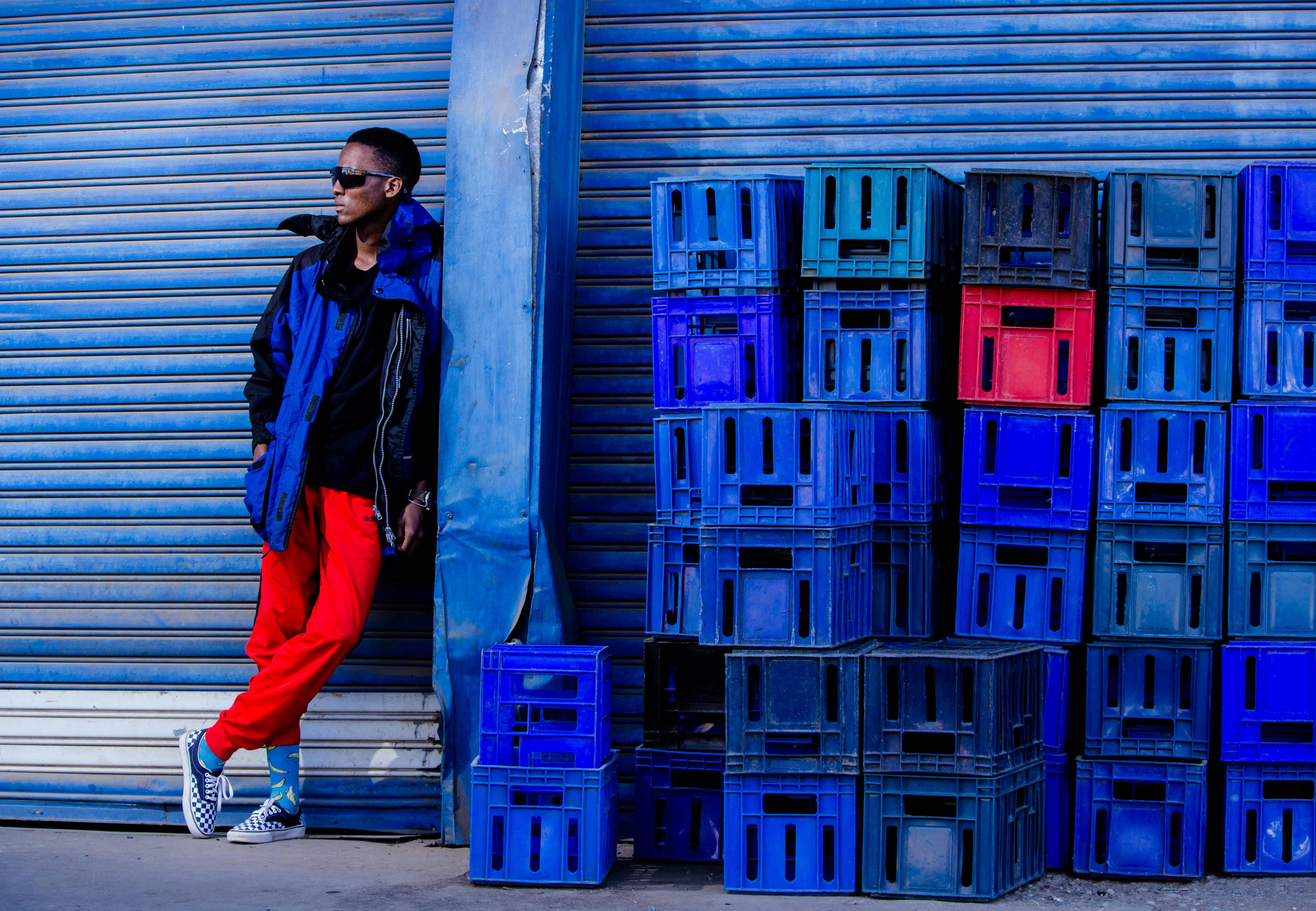 Photo of Man in Yellow Long-sleeved Sweatshirt Standing Outdoor · Free ...