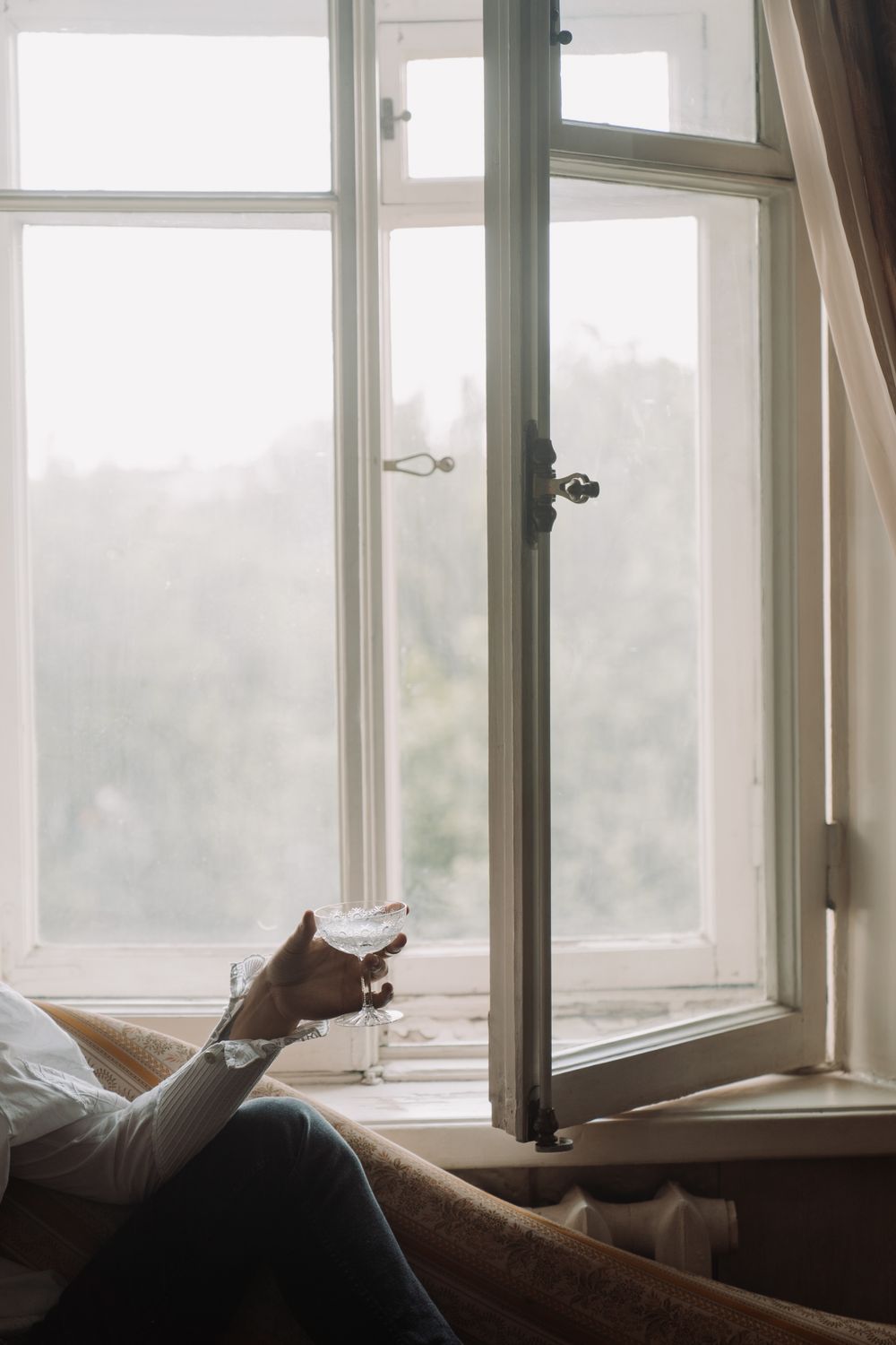 Person Lying On Bed Near Window Free Stock Photo person-lying-on-bed-near-window-free-stock-photo