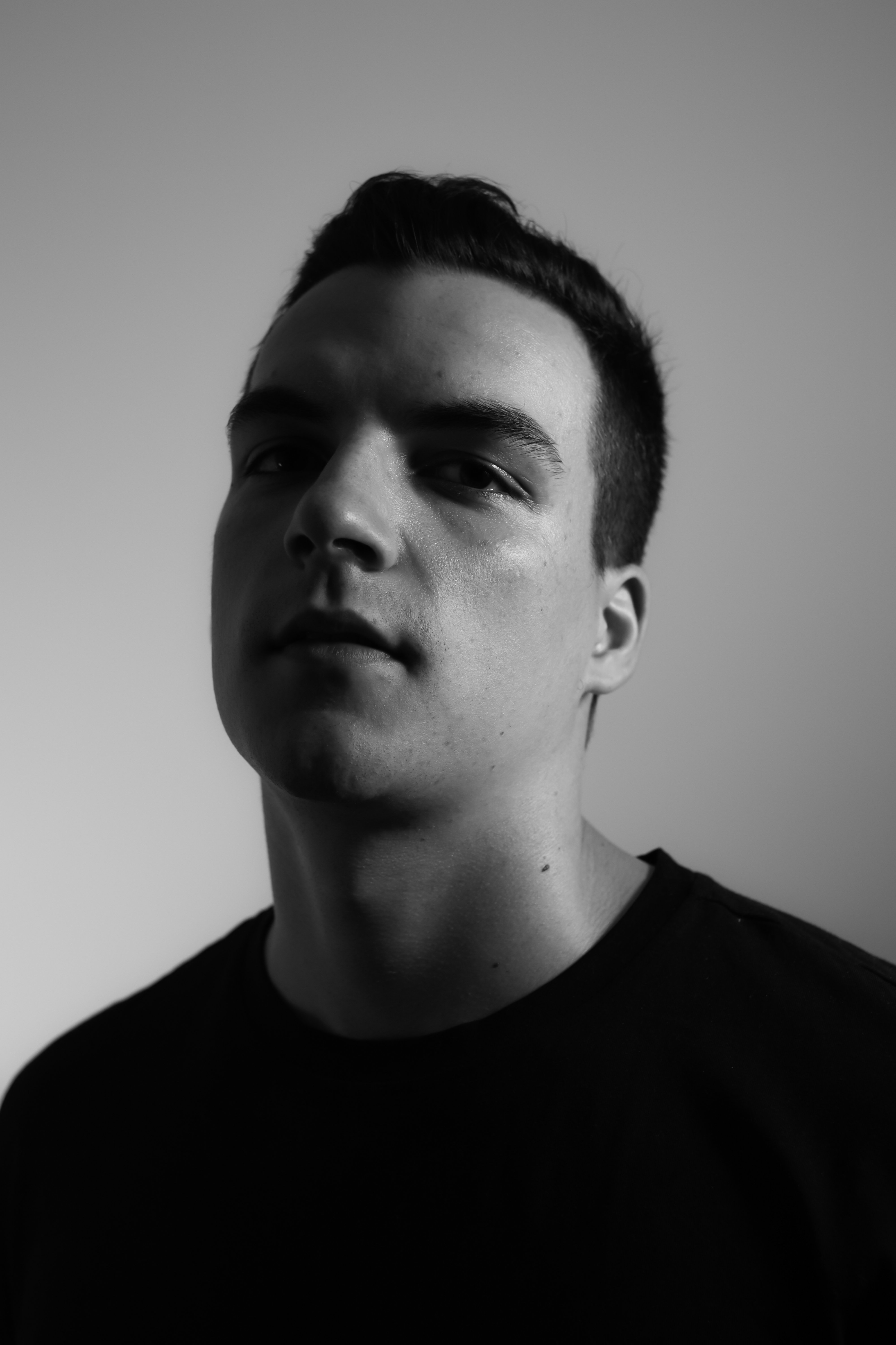 Grayscale Photo of a Man · Free Stock Photo