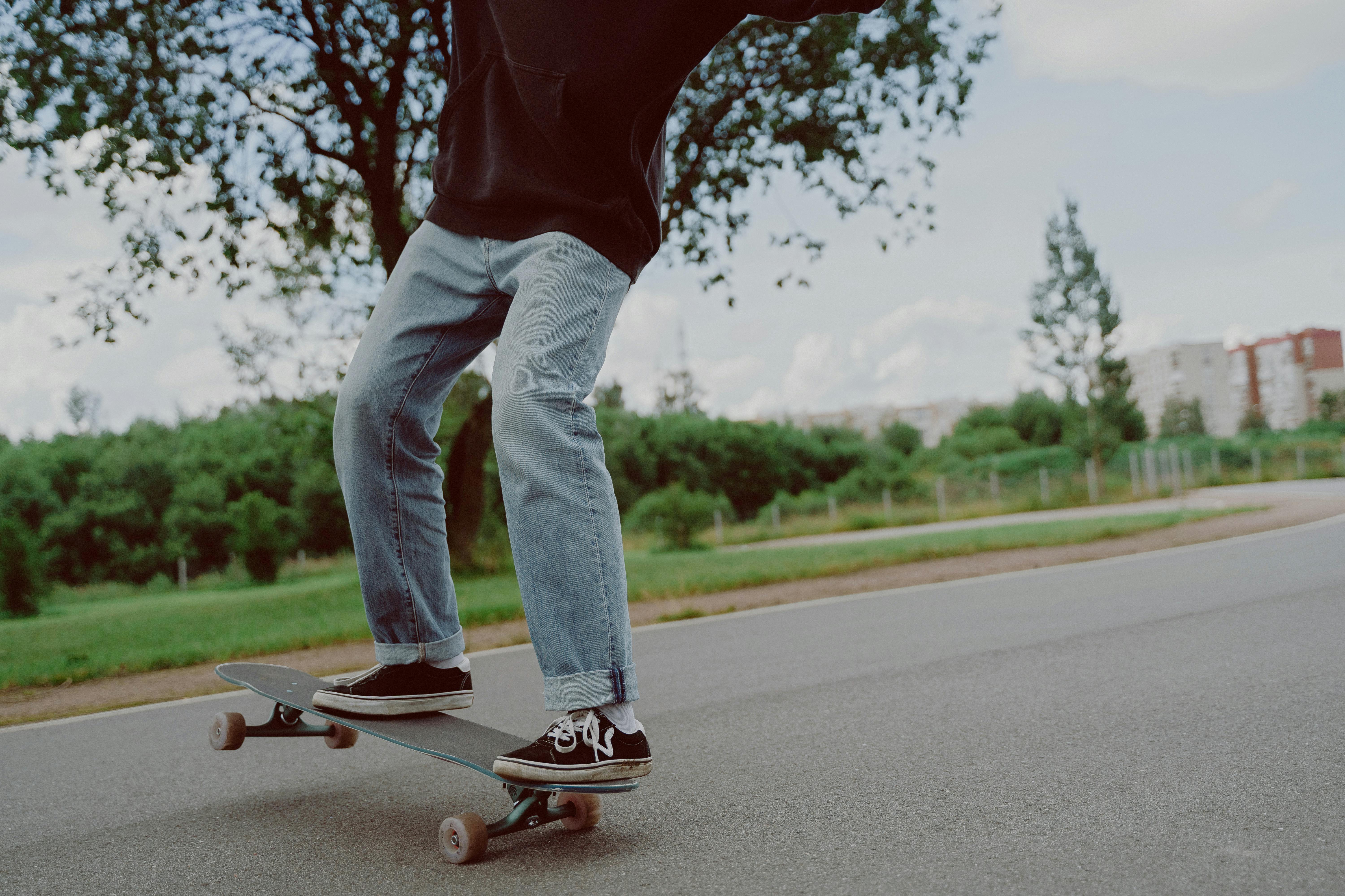 Person Riding a Skateboard · Free Stock Photo