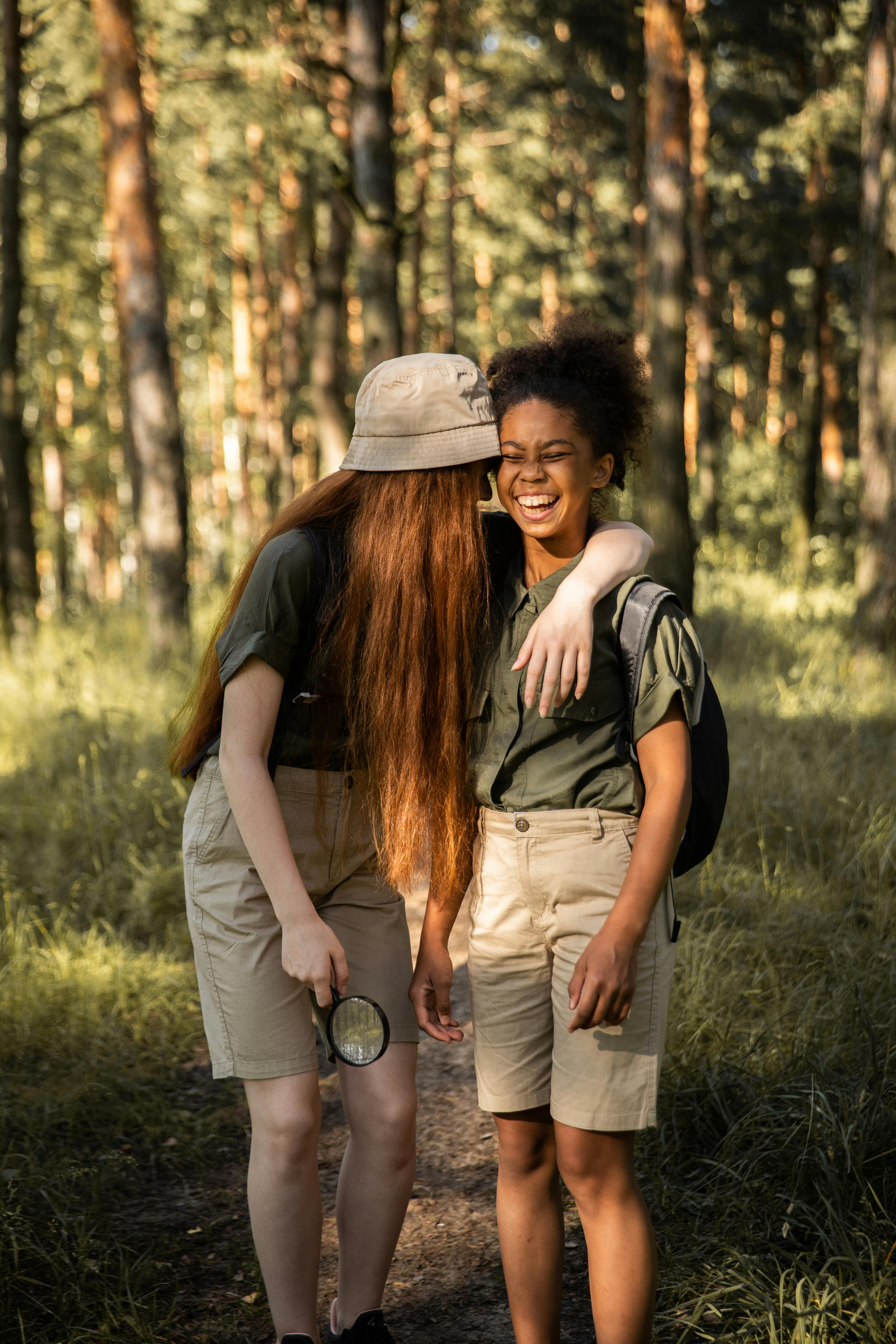 Scouts Standing in Forest · Free Stock Photo